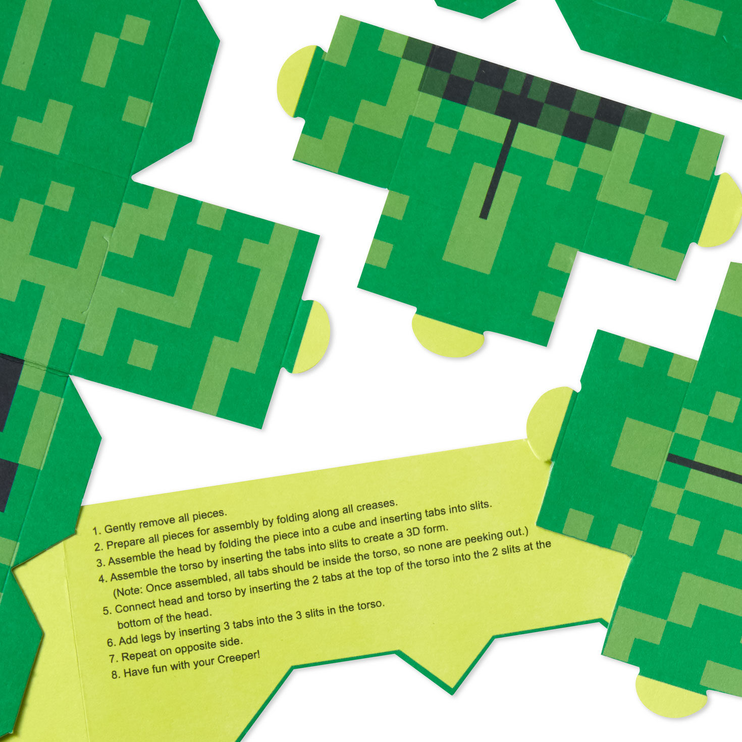 Minecraft Have a Blast Birthday Card for Kids With Build-Your-Own ...