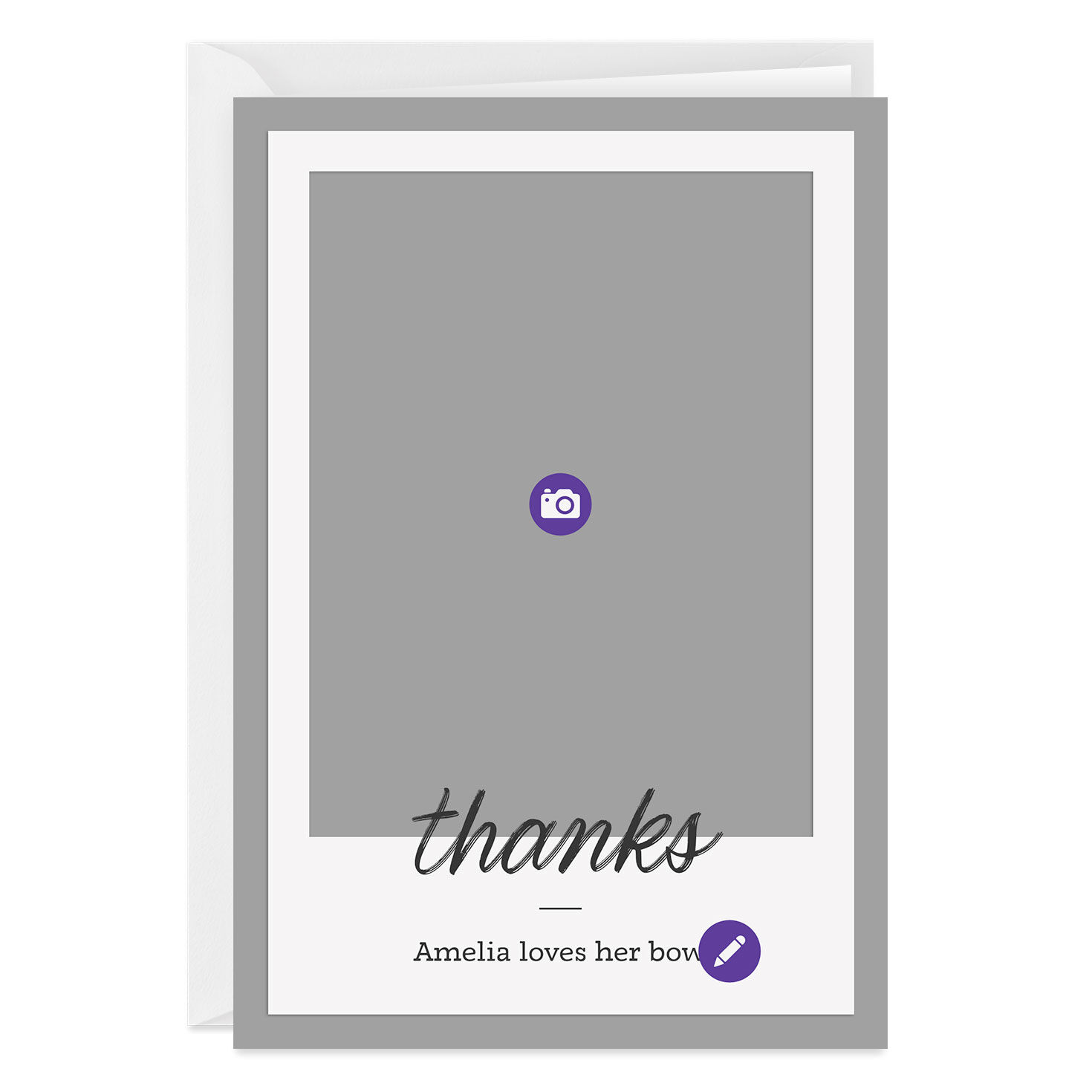 Personalized Snapshot Frame Thank-You Photo Card - Greeting Cards | Hallmark
