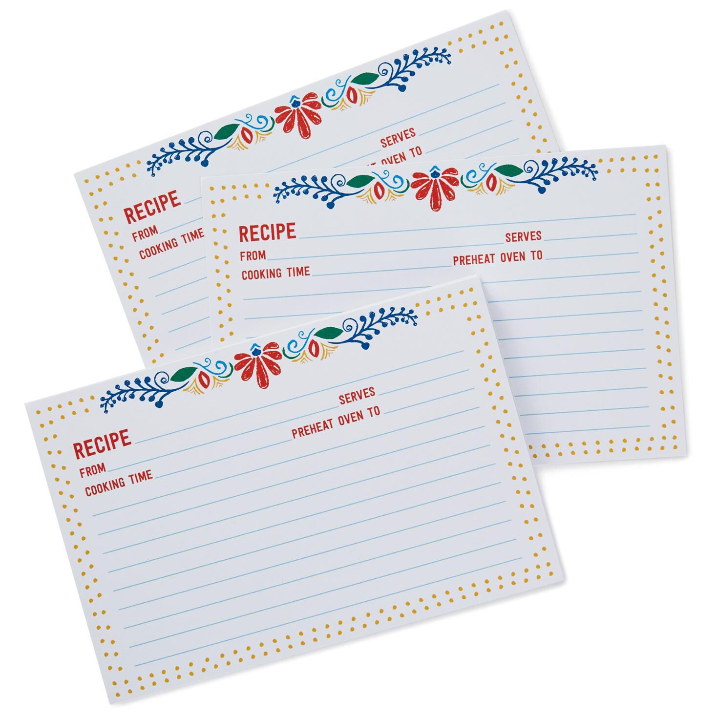 Cute Recipe Cards
