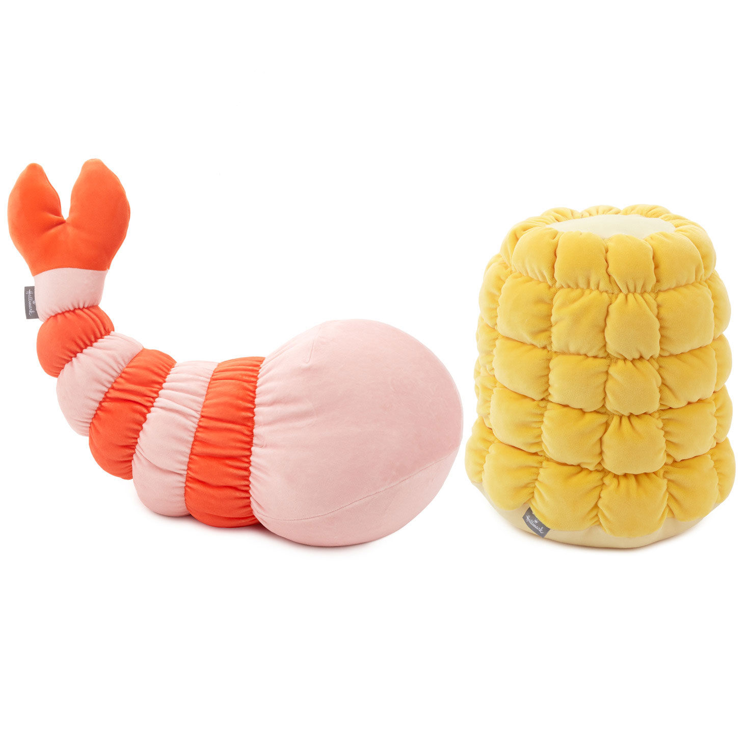 Large Better Together Jumbo Shrimp and Corn Magnetic Plush Pair, 17 ...