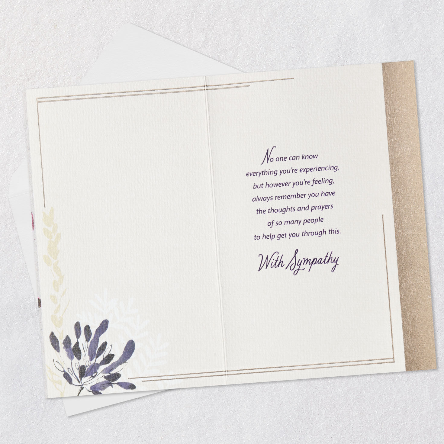 Losing Someone Who Mattered So Much Is Never Easy Sympathy Card ...