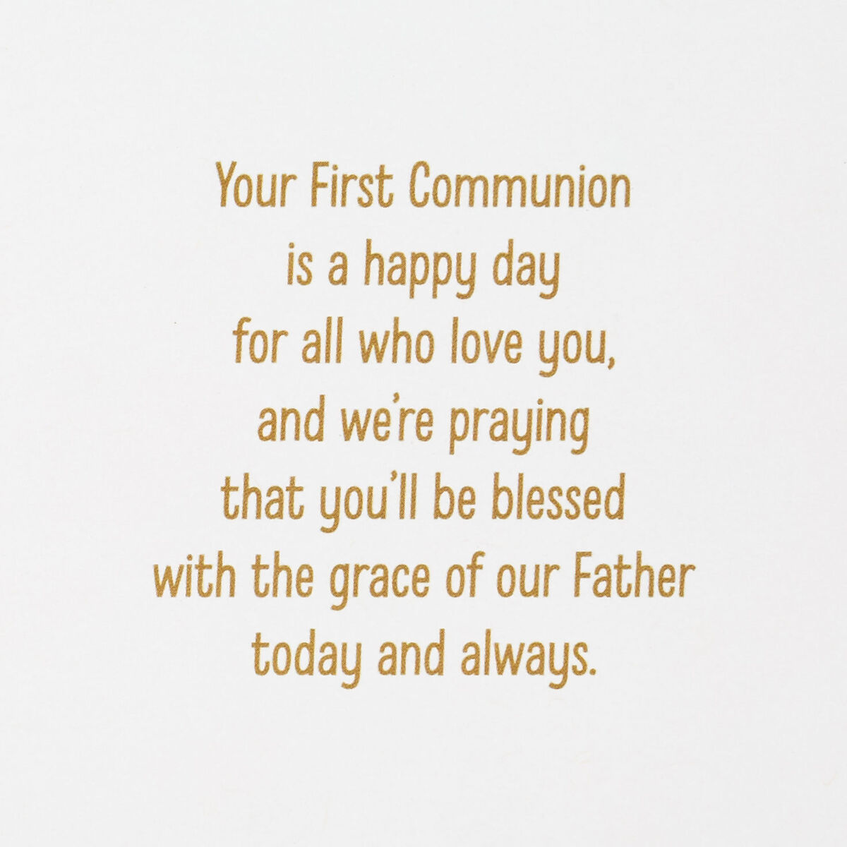 A Happy Day Religious First Communion Card for Godson - Greeting Cards ...