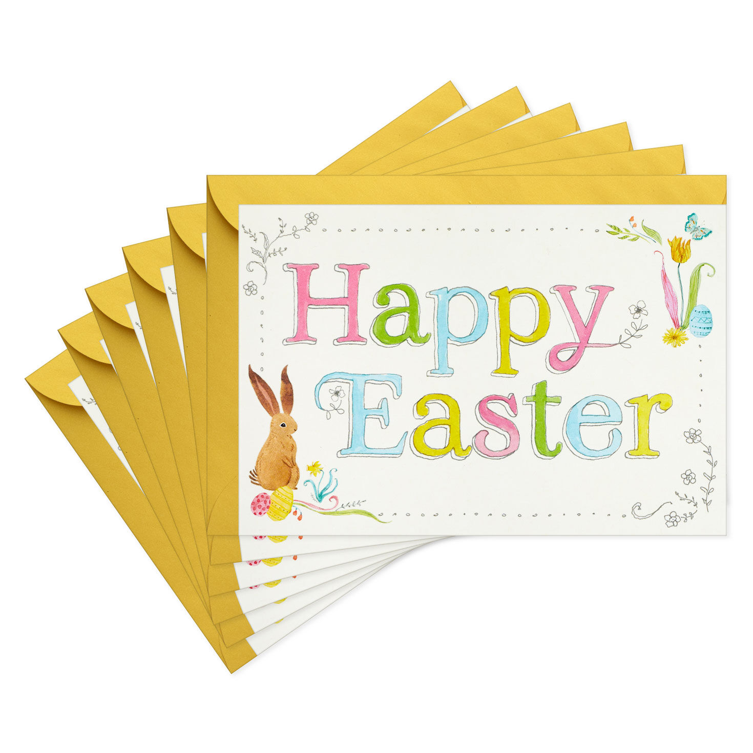 Pastel Wishes Easter Cards, Pack of 6 - Boxed Cards | Hallmark