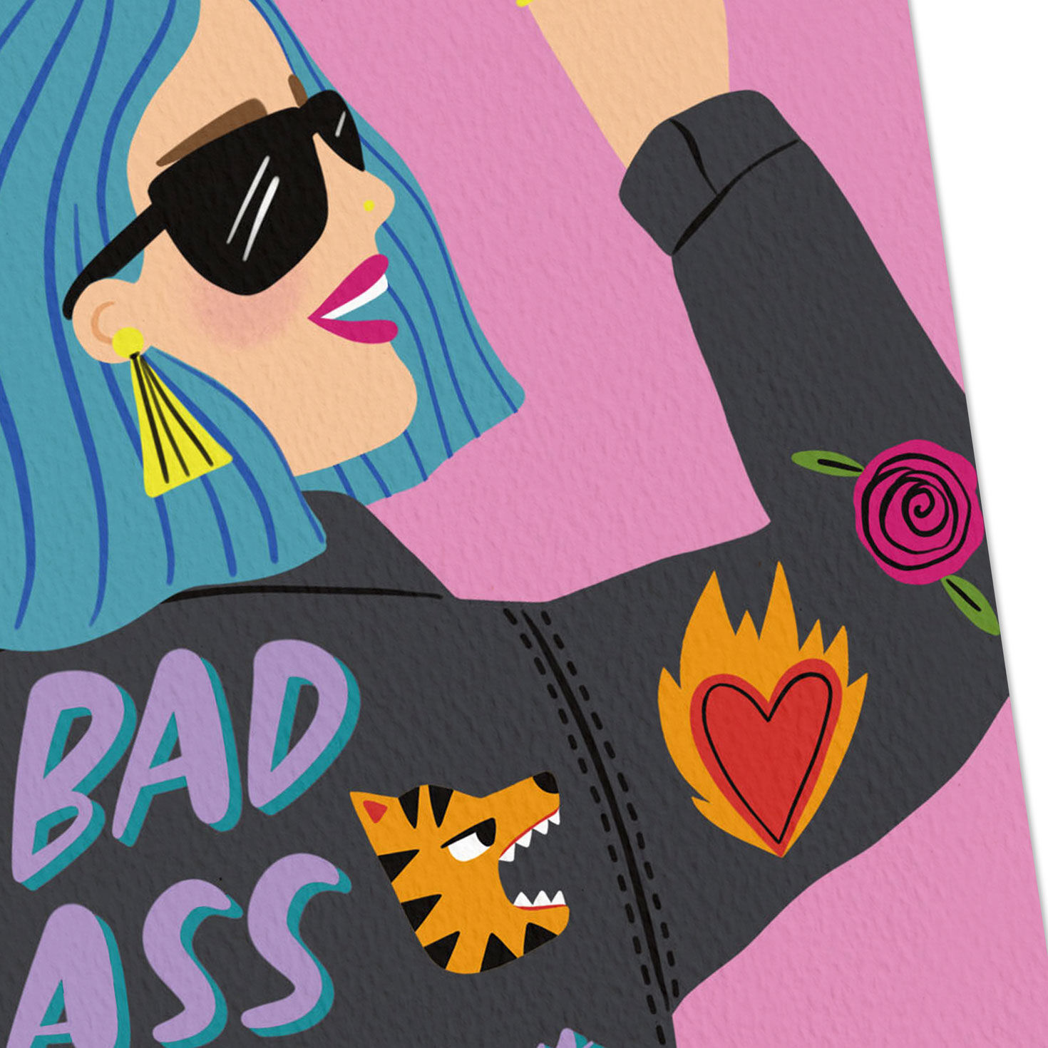 Bad Ass Birthday Girl Birthday Card Greeting Cards Hallmark