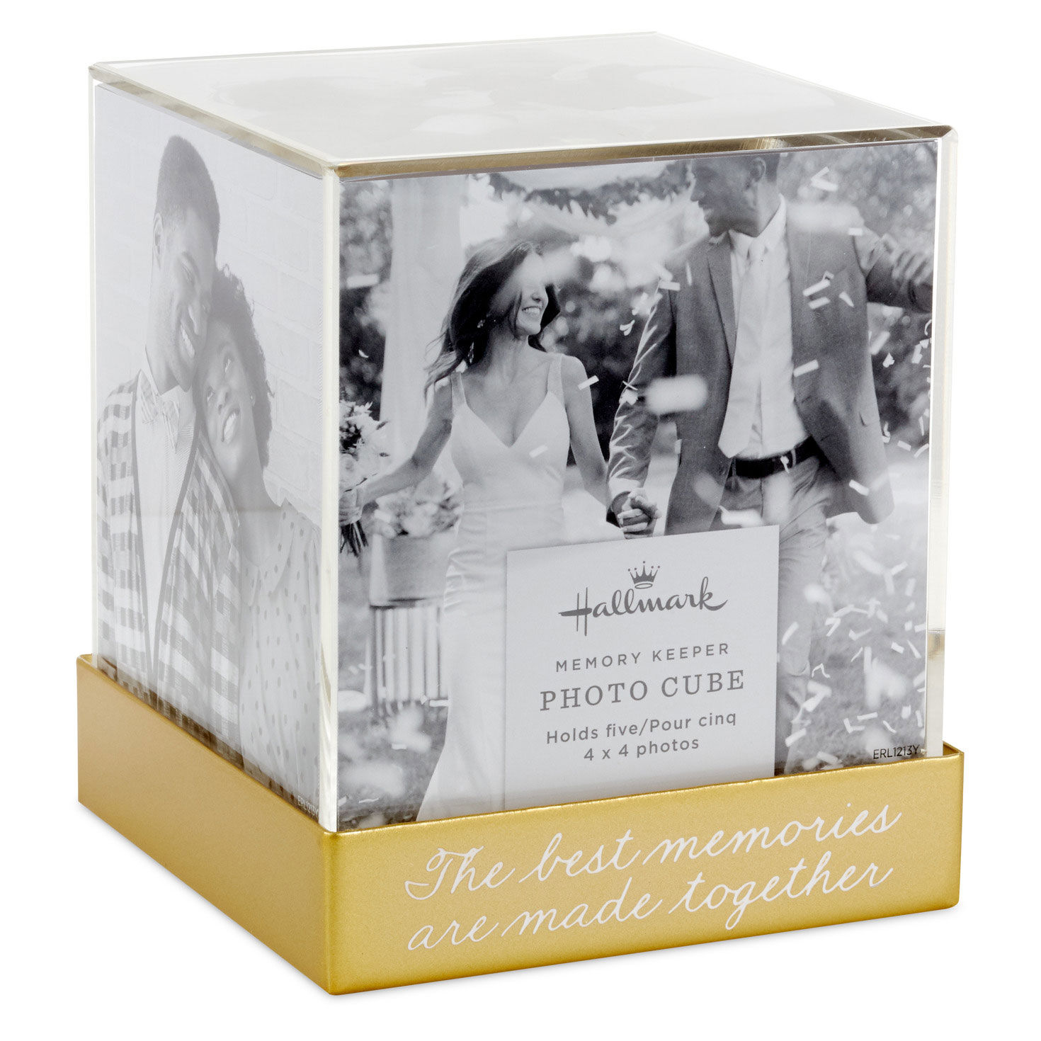 Photo Cube Acrylic Picture Frame, Holds 5 Photos - Picture Frames ...