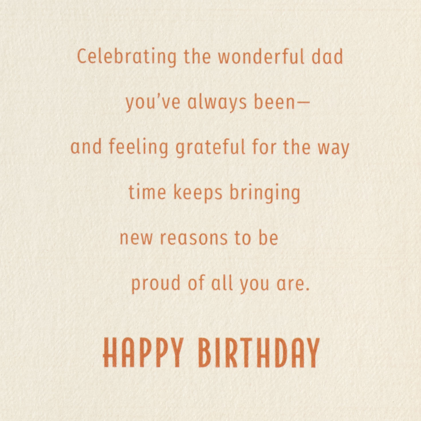 Grateful for All the Reasons to Be Proud Birthday Card for Dad ...