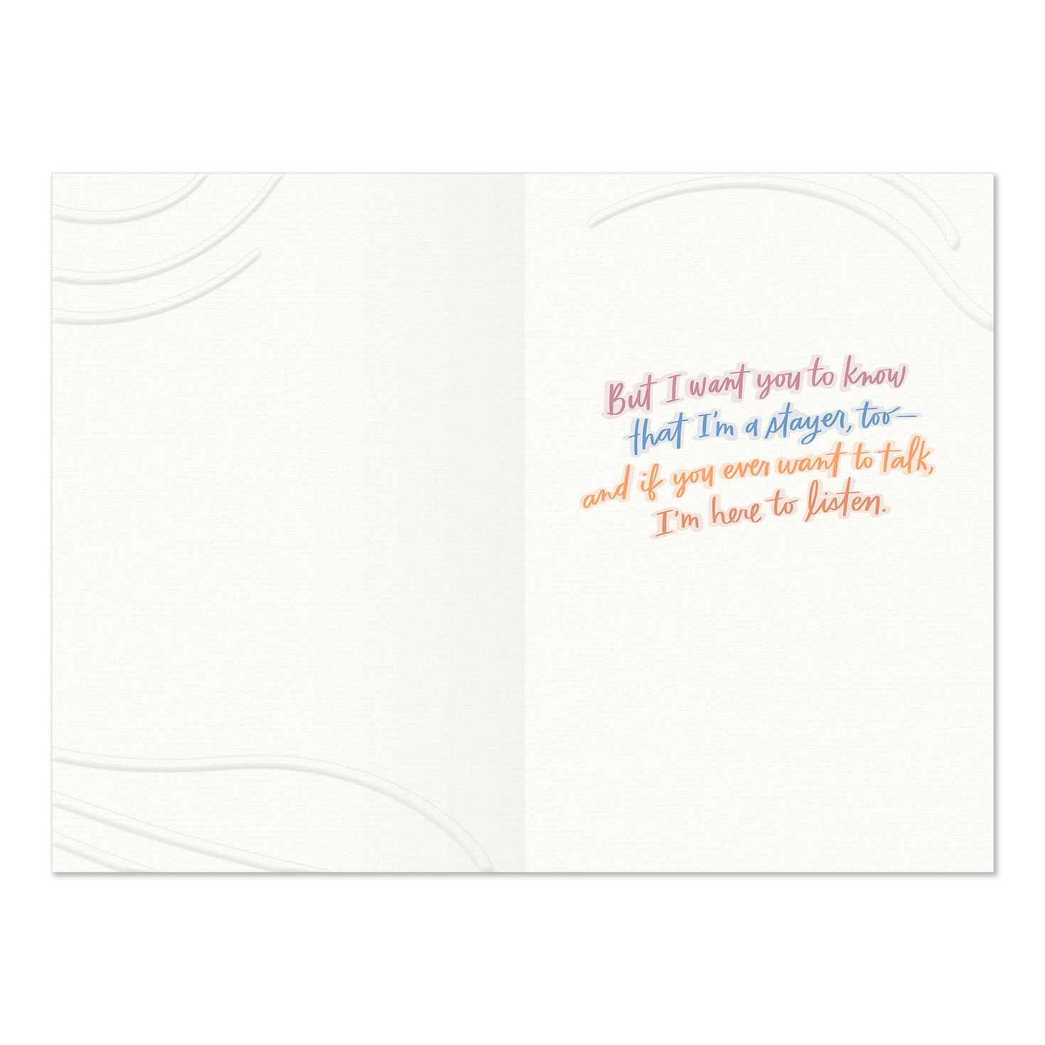 I'm Here to Listen Grief Support Card - Greeting Cards | Hallmark