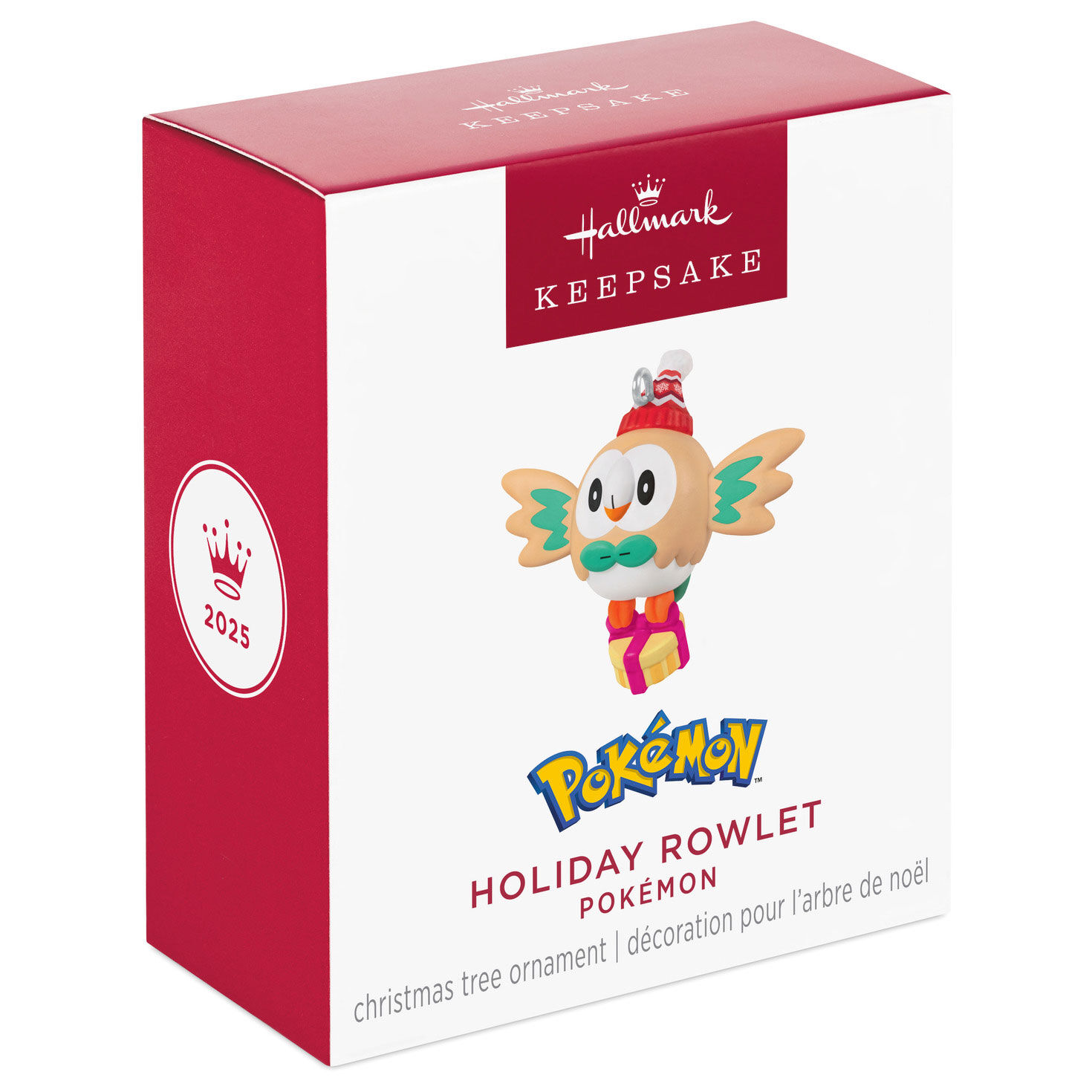 Mini Pokémon Holiday Rowlet Ornament, 1.25" - Keepsake Ornaments | Hallmark