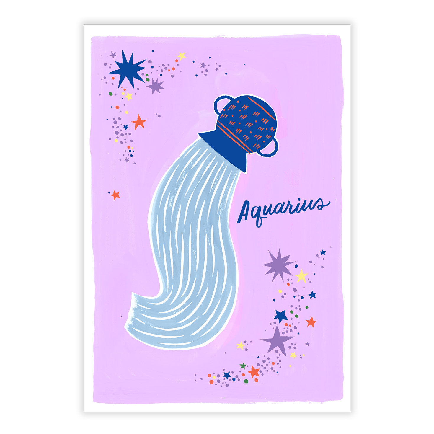Bold and Bright Aquarius Zodiac eCard - eCards | Hallmark