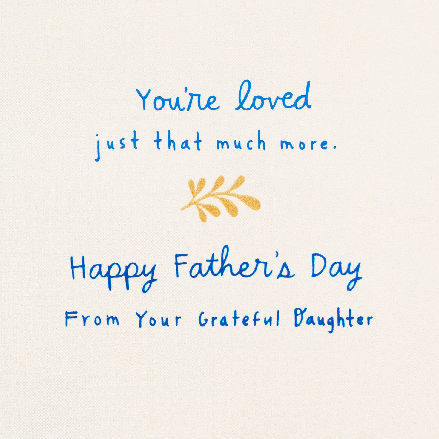 Love and Gratitude Dad Father's Day Card From Daughter - Greeting Cards ...