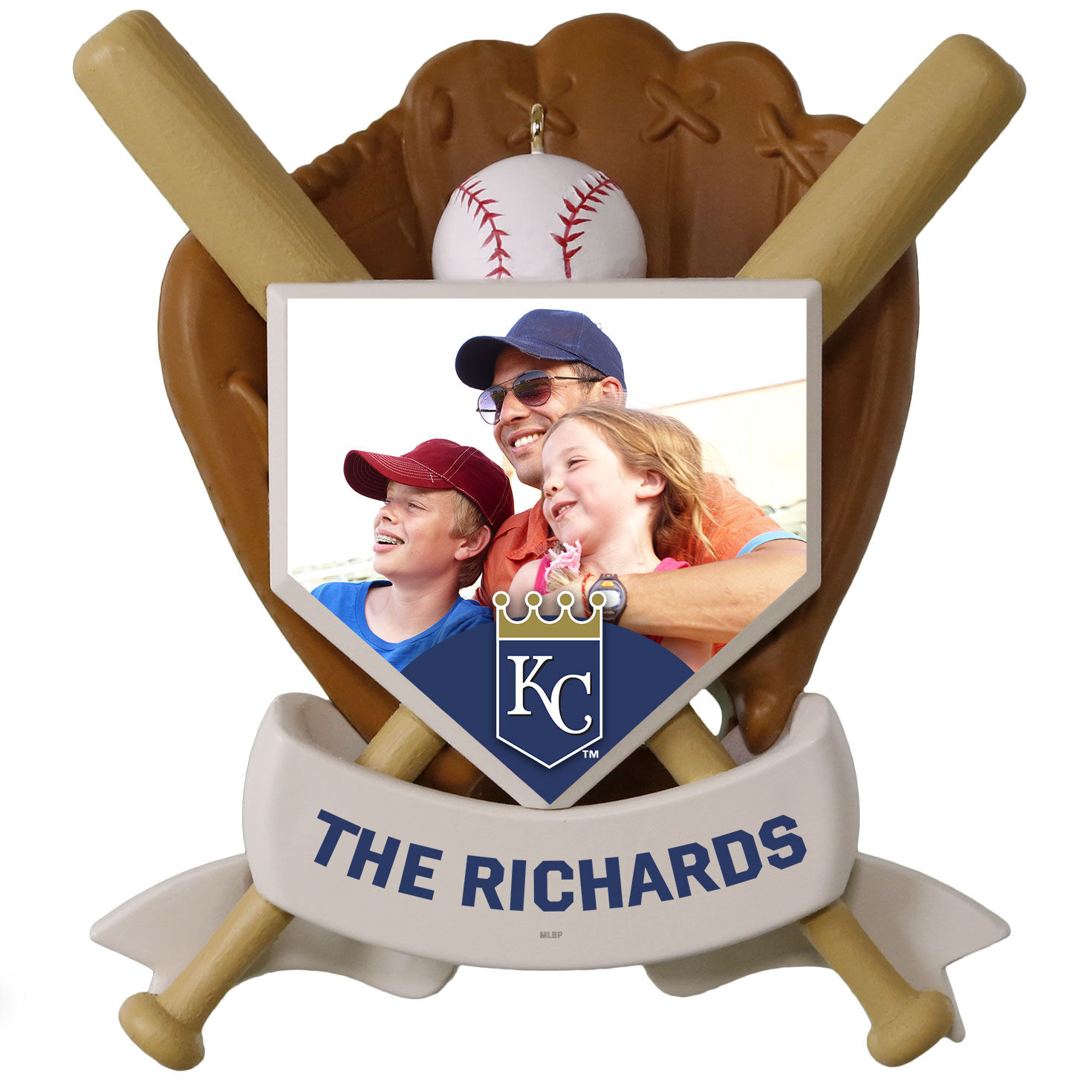 MLB Kansas City Royals™ Baseball Personalized Ornament, Custom Photo ...