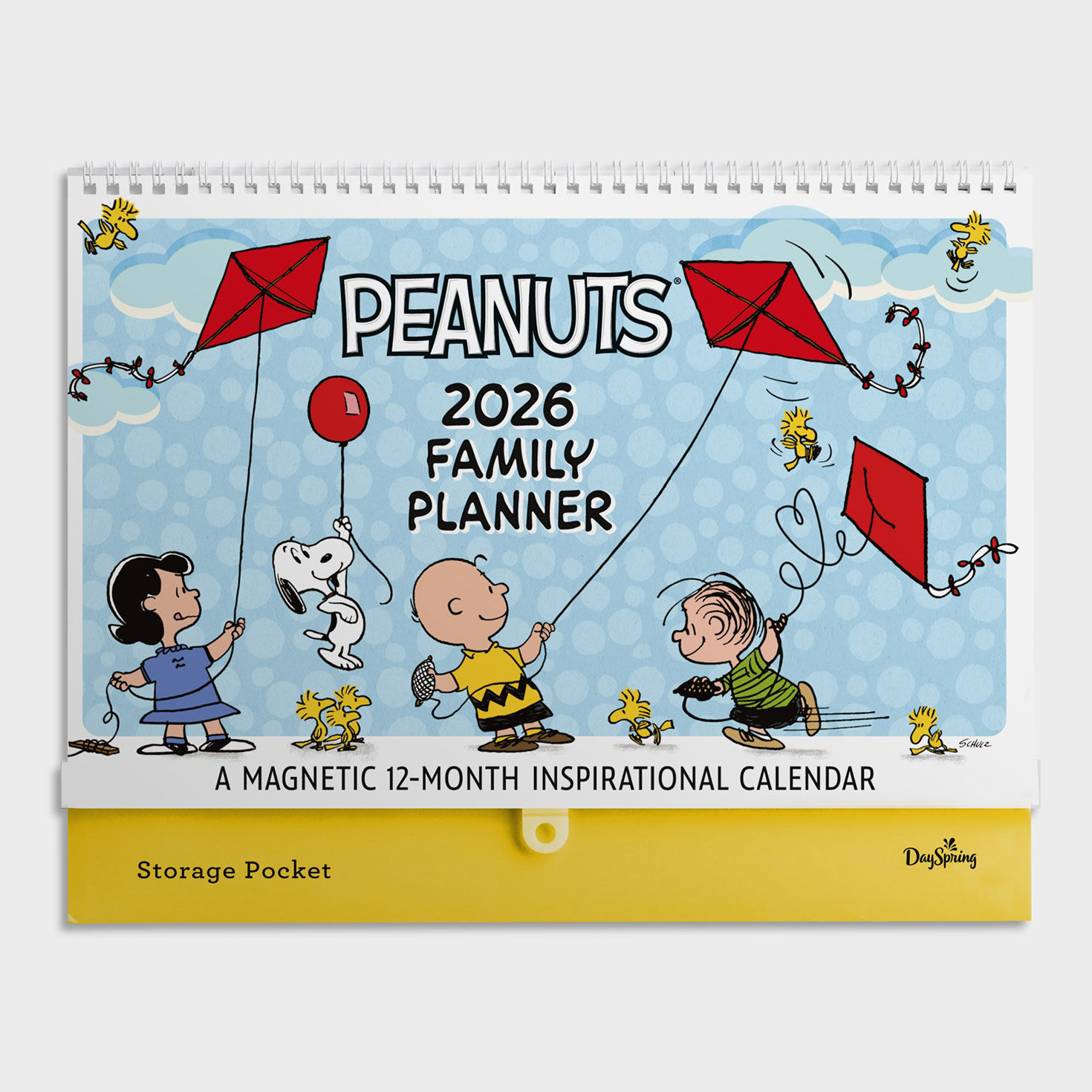DaySpring Peanuts 12-Month 2026 Magnetic Family Planner - Calendars ...