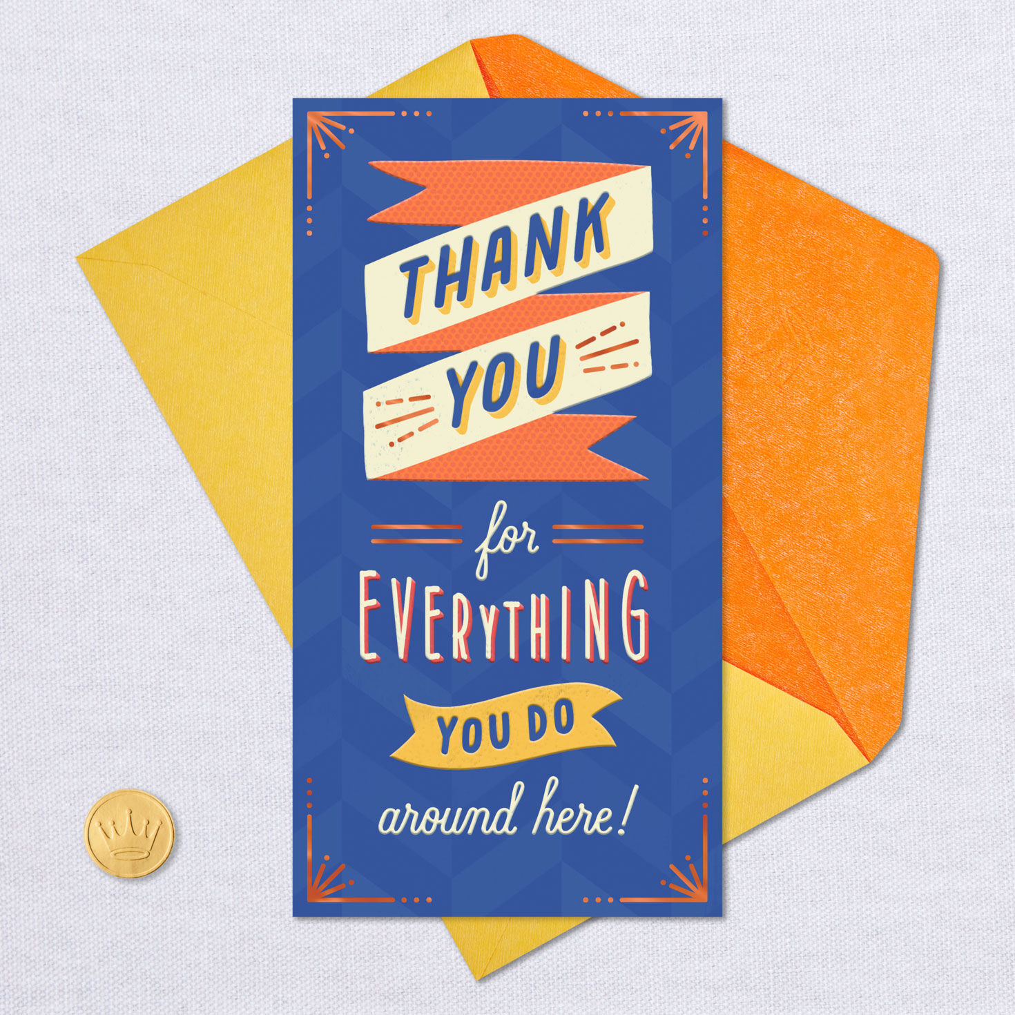 Thanks for All Your Hard Work Money Holder Thank-You Card - Greeting ...