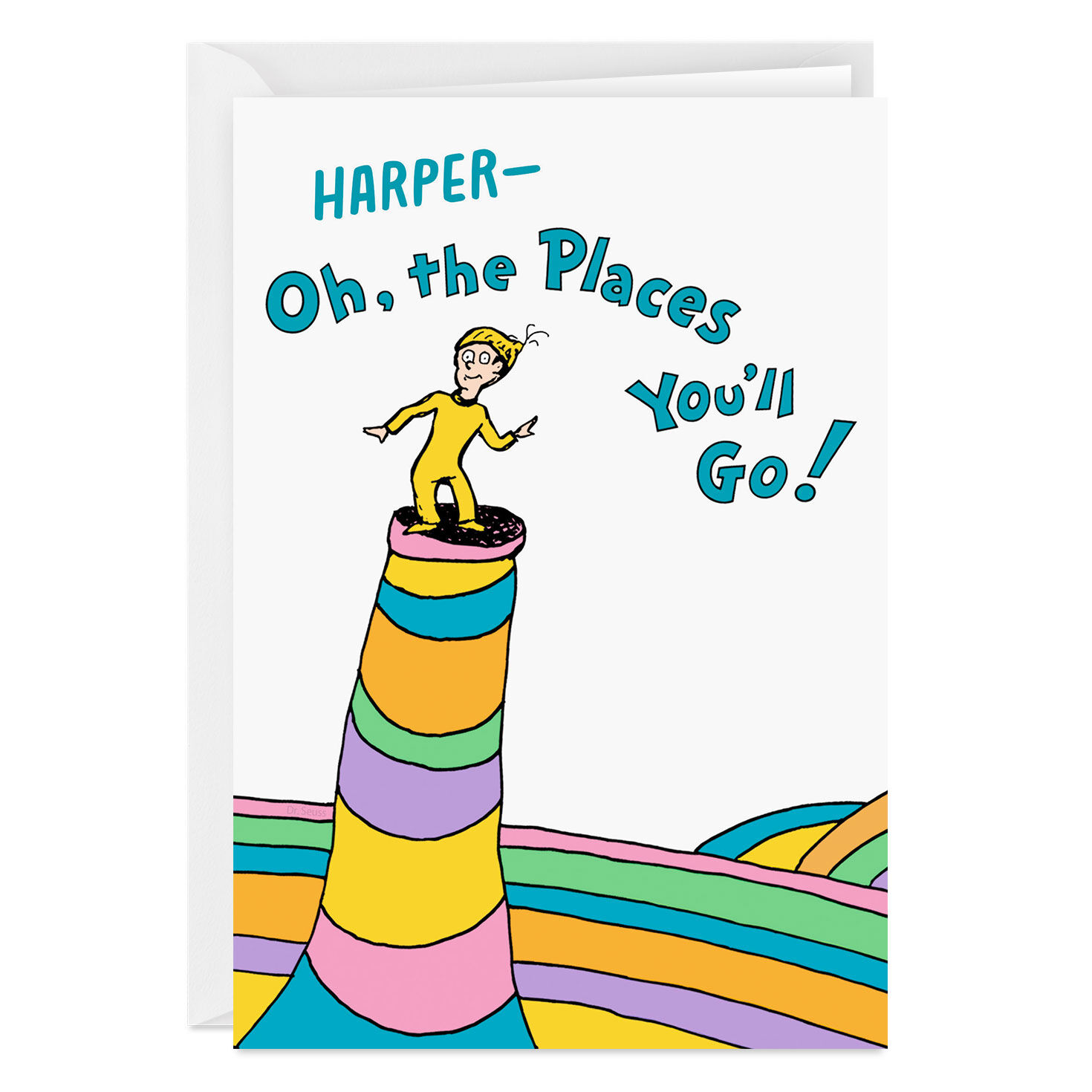 Personalized Dr. Seuss™ Oh, the Places You'll Go! Card - Greeting Cards ...