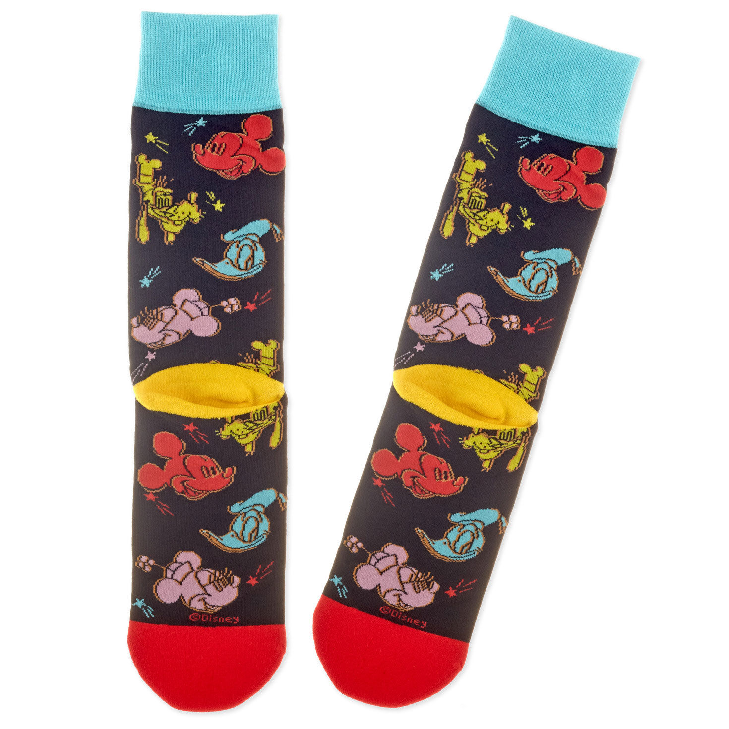 Disney Mickey Mouse and Friends Colorful Crew Socks - Socks & Slippers ...