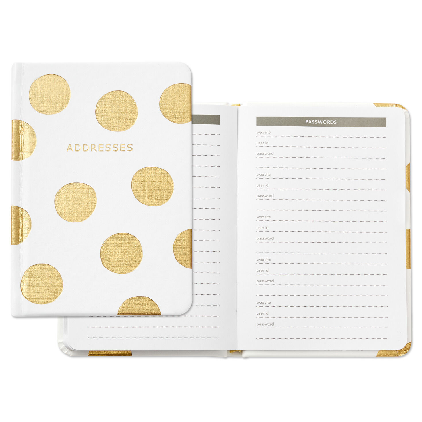 Gold Polka Dots Address Book - Address Books | Hallmark