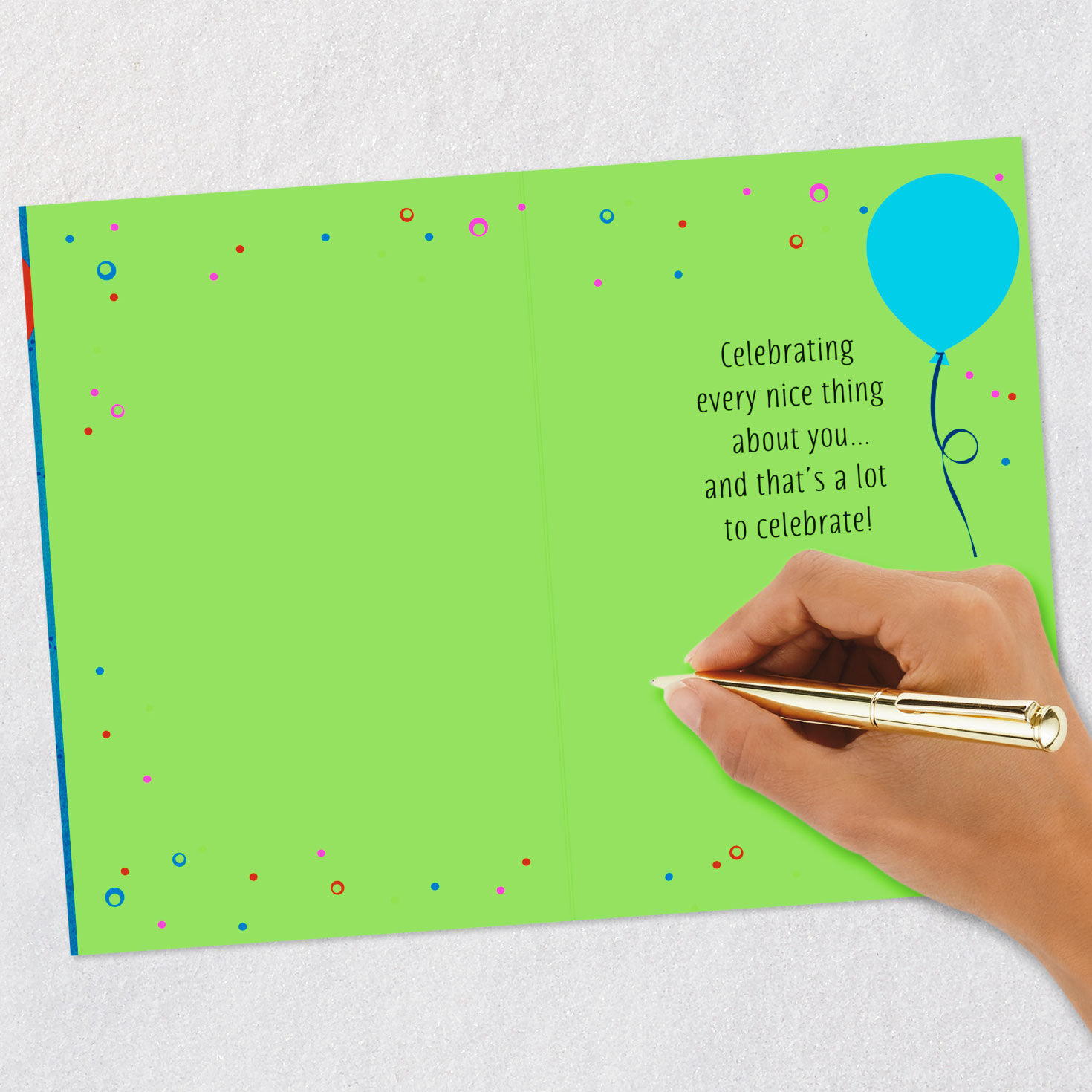 Celebrating Every Nice Thing About You Birthday Card - Greeting Cards ...