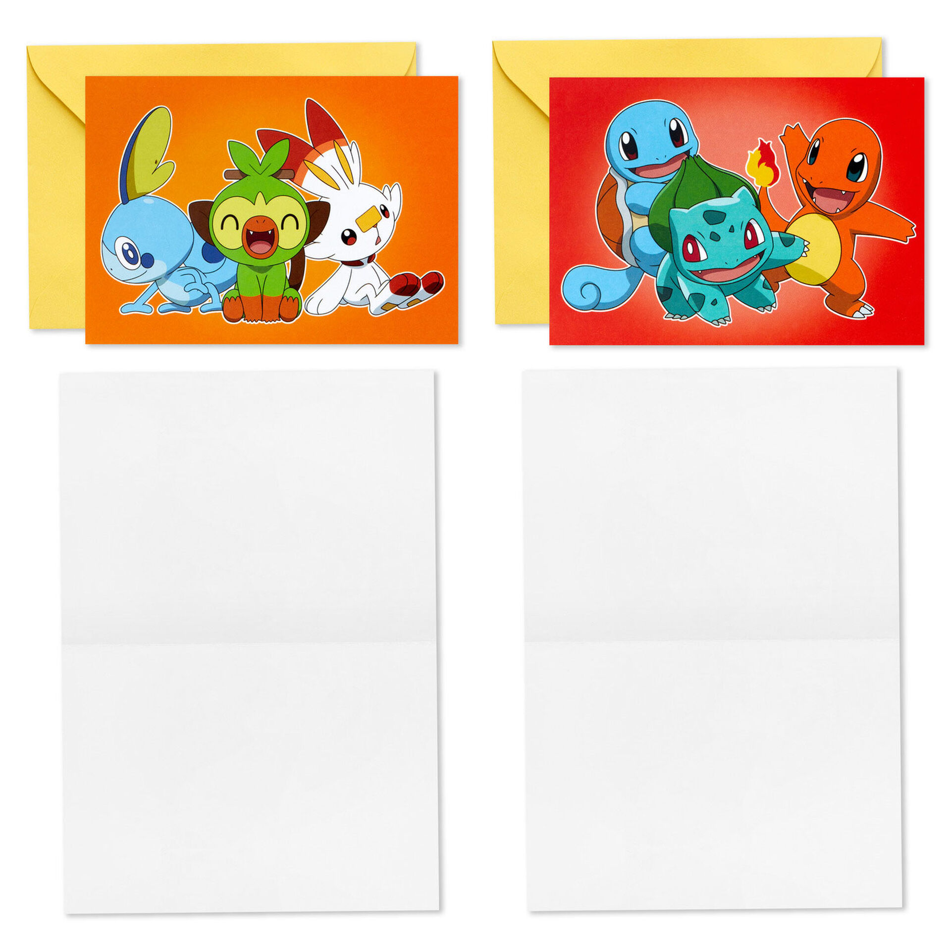 Pokémon Blank Note Cards Assortment, Pack of 12 - Boxed Cards - Hallmark
