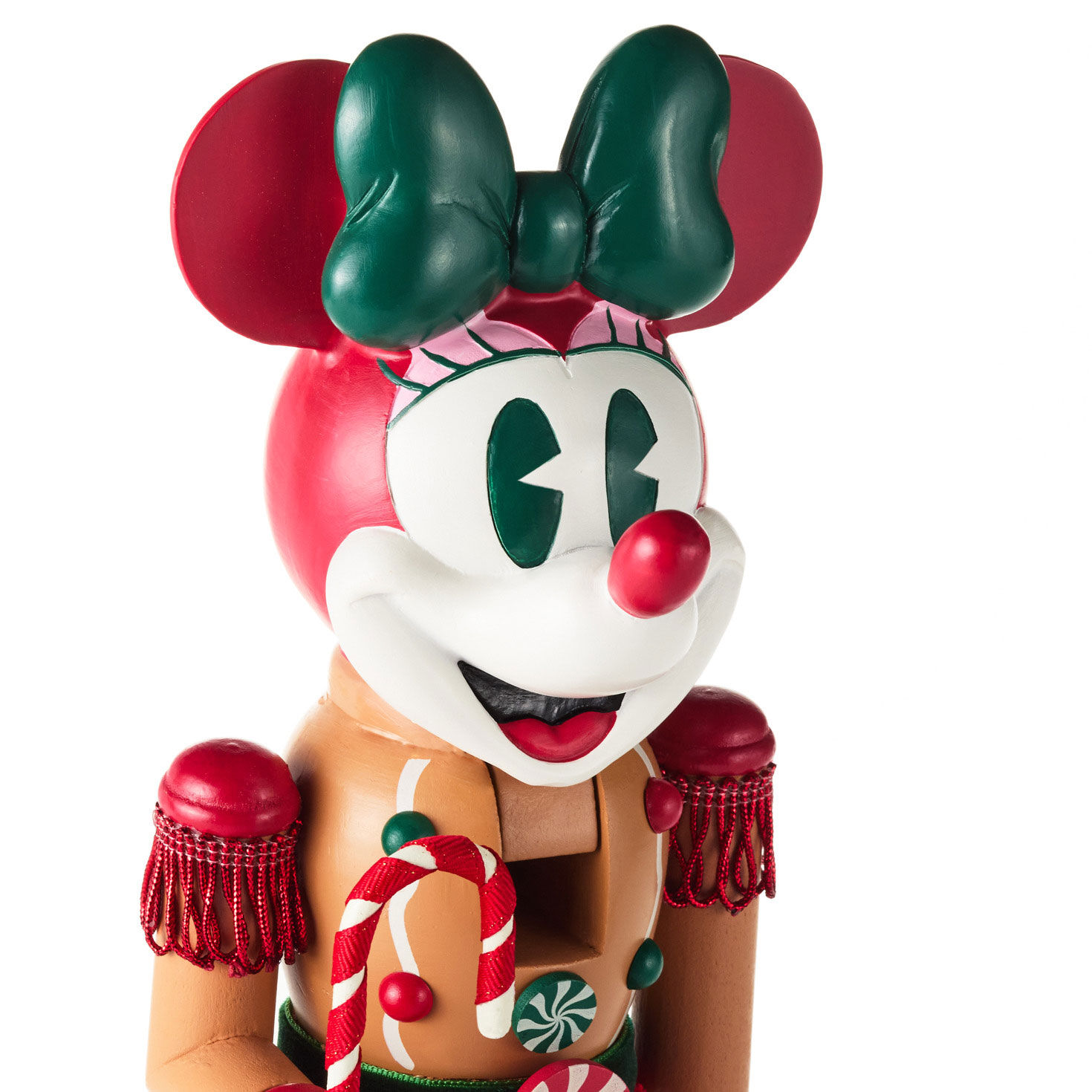 Disney Minnie Mouse Gingerbread Nutcracker Figurine, 12.2" - Figurines ...