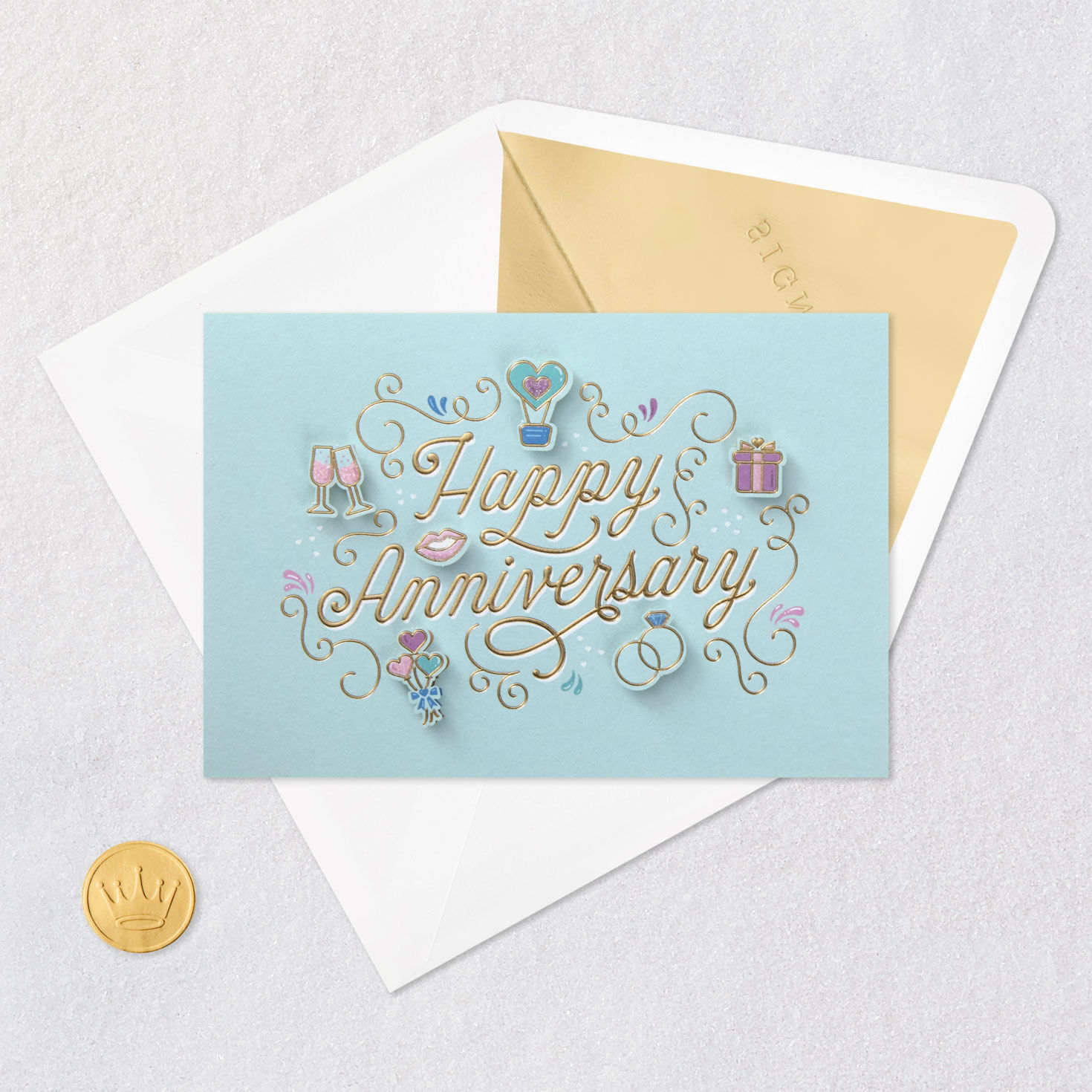 Here's to Many More Years Anniversary Card - Greeting Cards | Hallmark