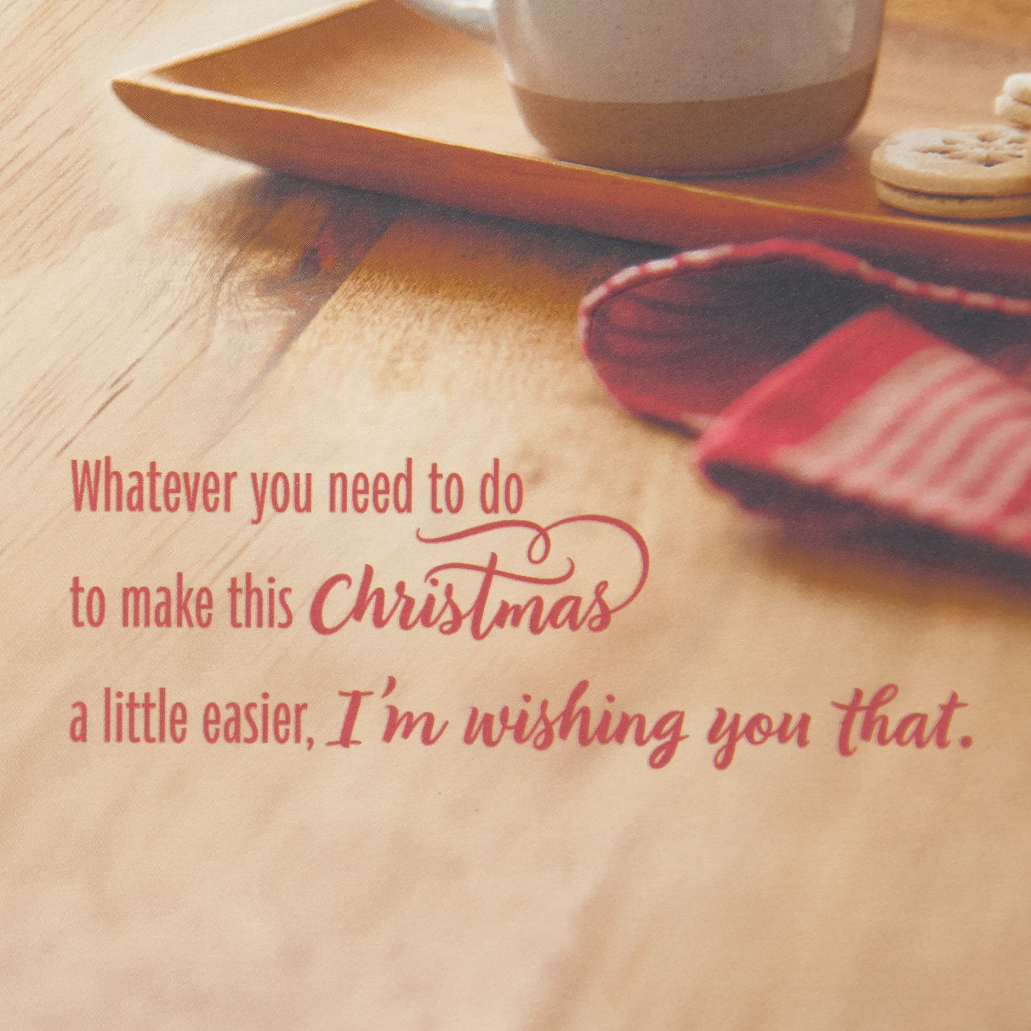 Cozy and Caring Thoughts Christmas Card - Greeting Cards | Hallmark