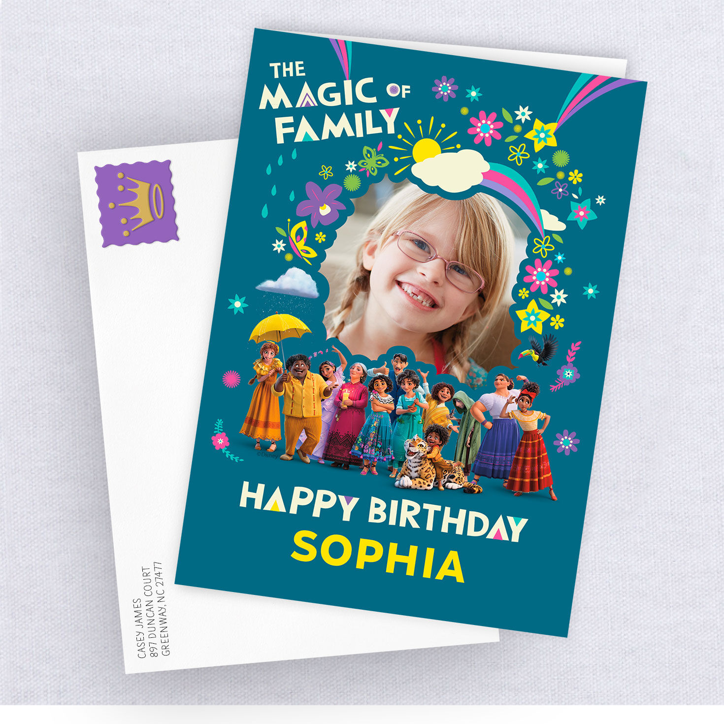 Disney Encanto Magic of Family Custom Birthday Card - Greeting Cards ...