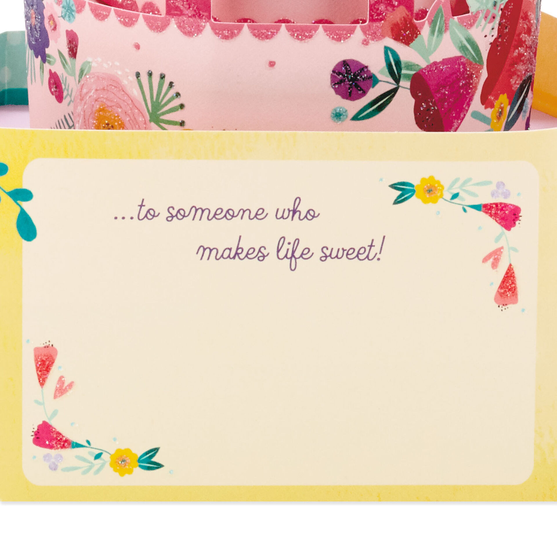 You Make Life Sweet 3D Pop-Up Birthday Card - Greeting Cards - Hallmark