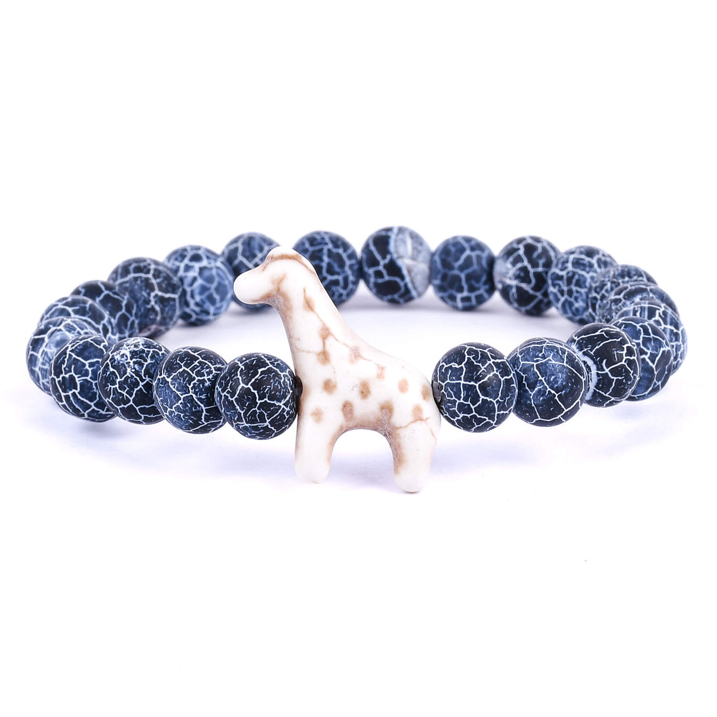 Fahlo Blue River Stone Giraffe Trek Bracelet - Bracelets | Hallmark