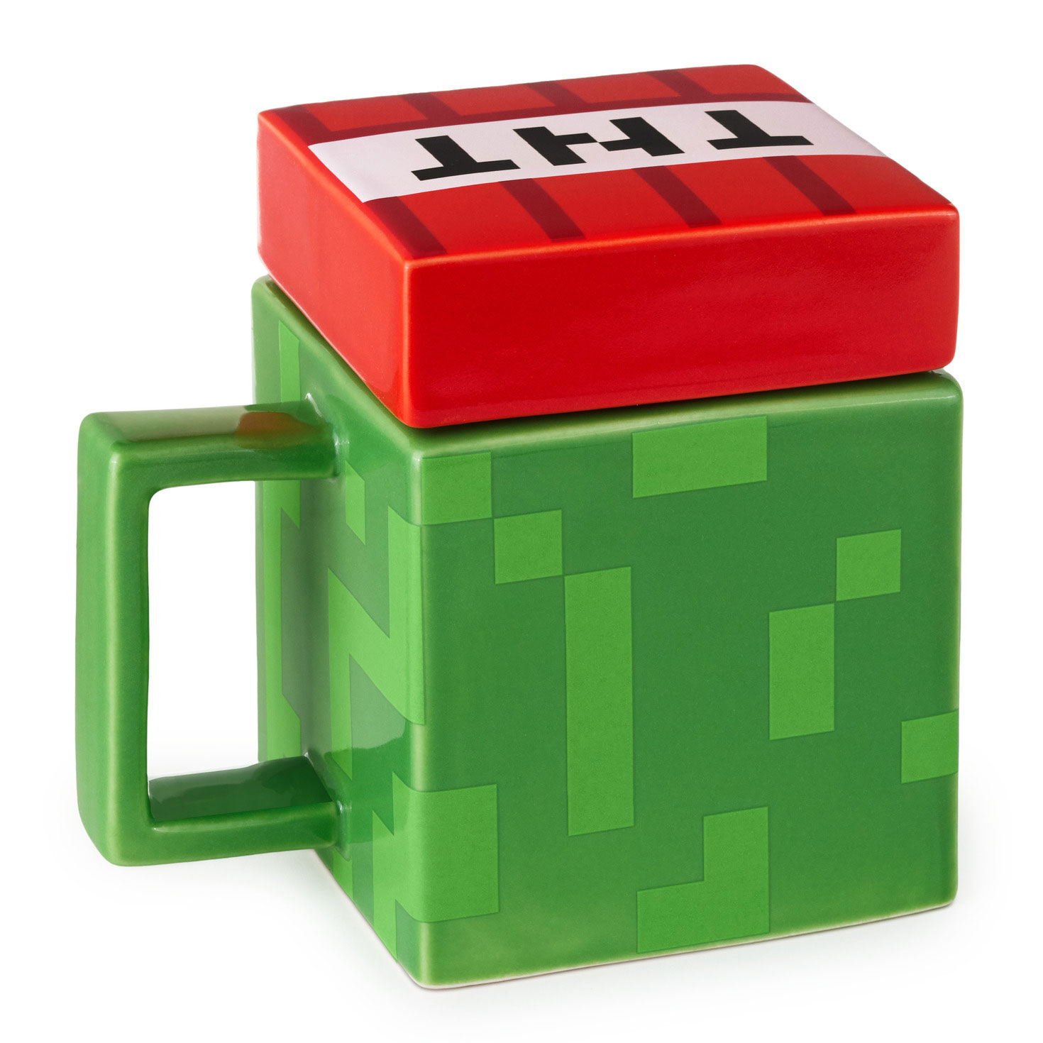 Minecraft Creeper Square Mug With Game Sounds, 15 oz. - Mugs | Hallmark