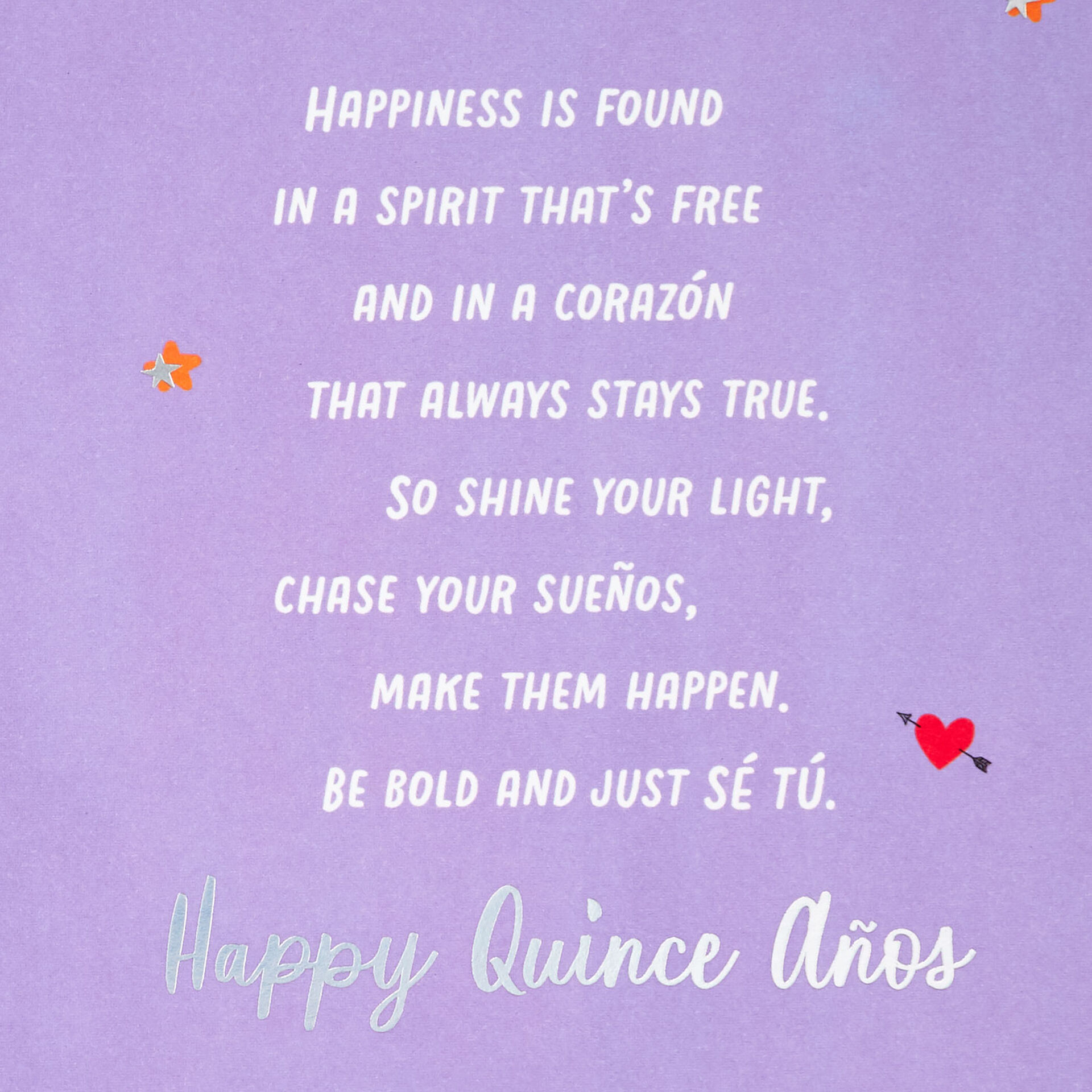 Shine Your Light Bilingual Quinceañera Card - Greeting Cards - Hallmark