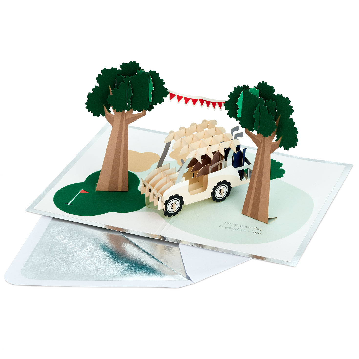 Hope Your Day Is Good to a Tee Golf 3D Pop-Up Card - Greeting Cards ...