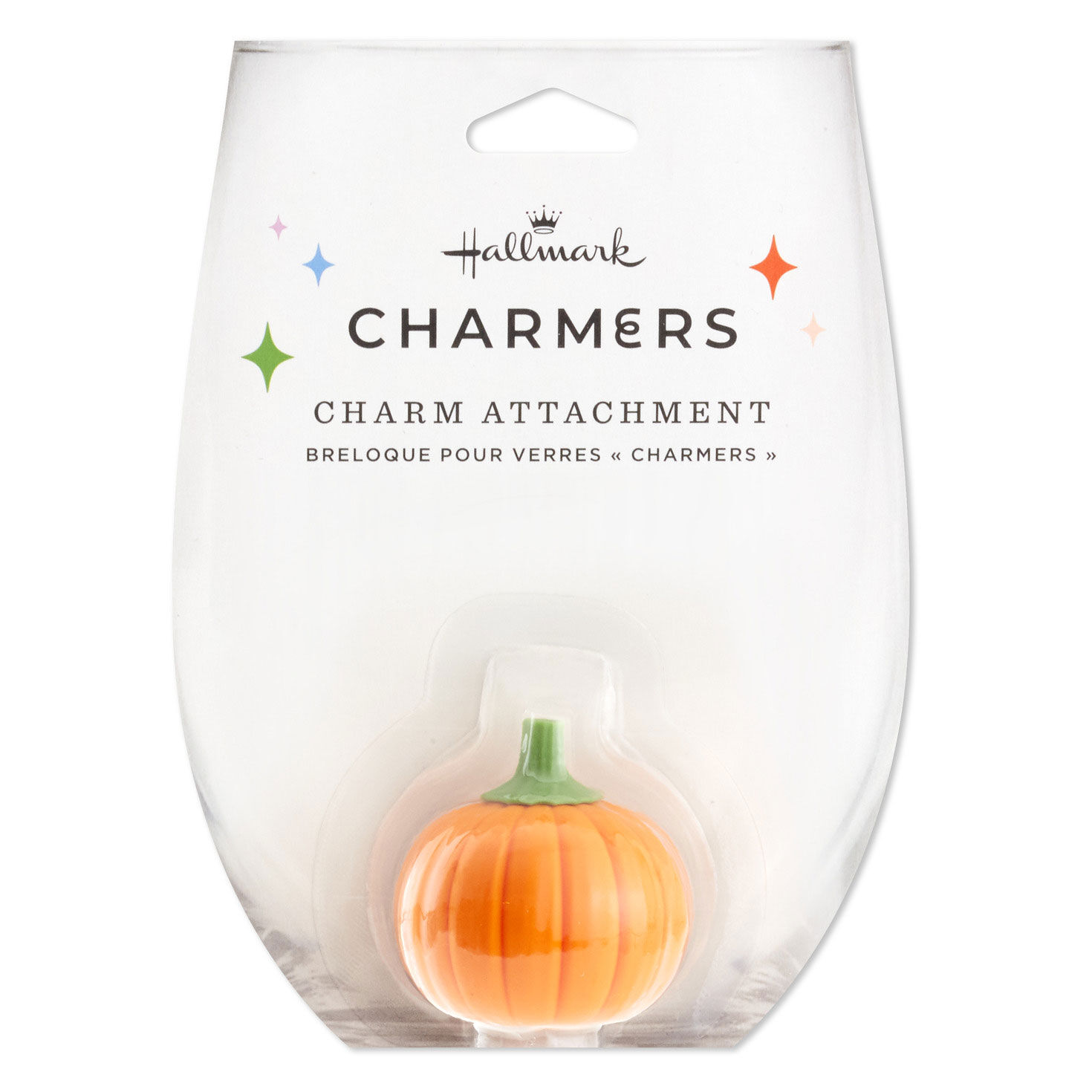 Charmers Pumpkin Silicone Charm - Wine Glasses | Hallmark