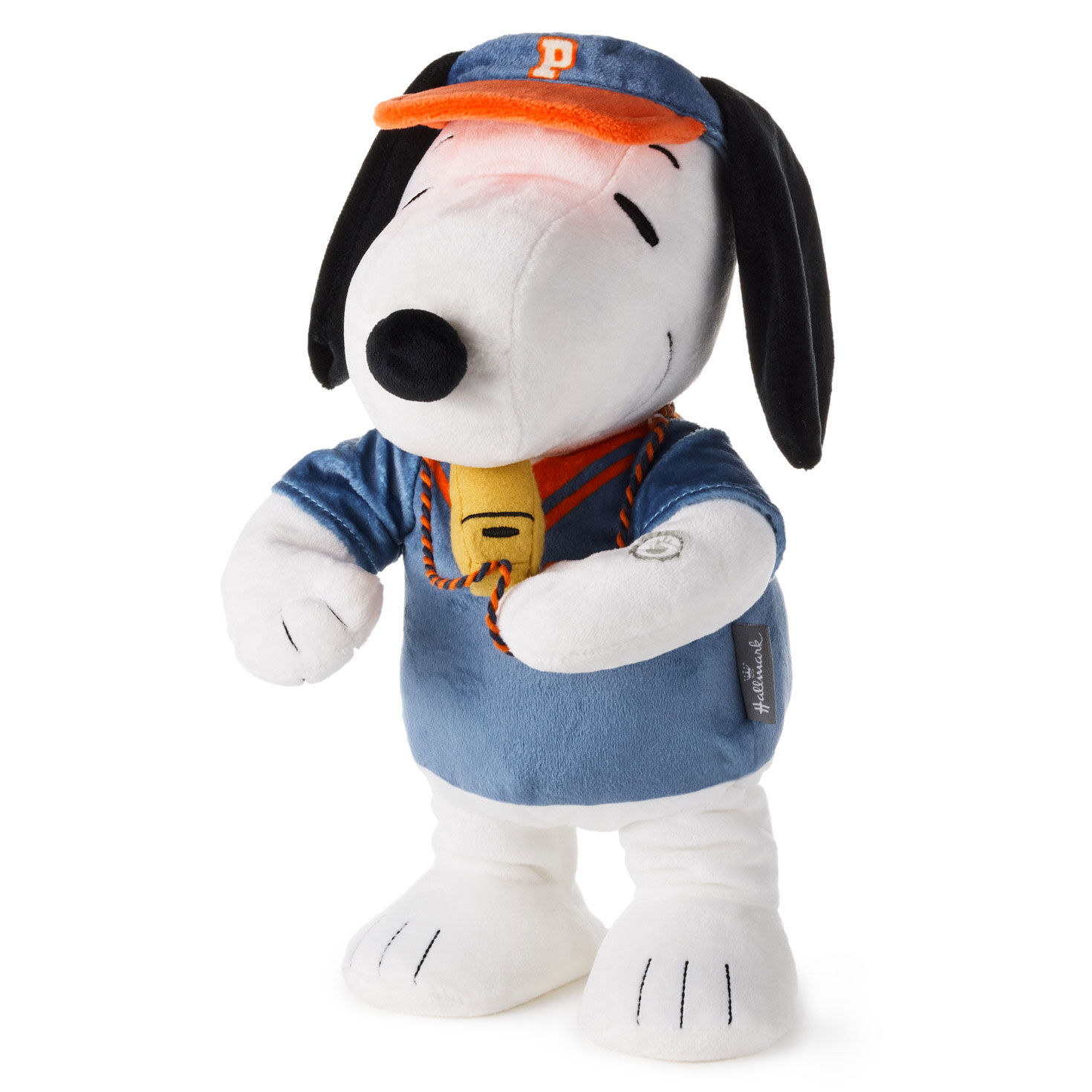 Peanuts® Varsity Coach Snoopy Plush With Sound and Motion, 12.5 ...