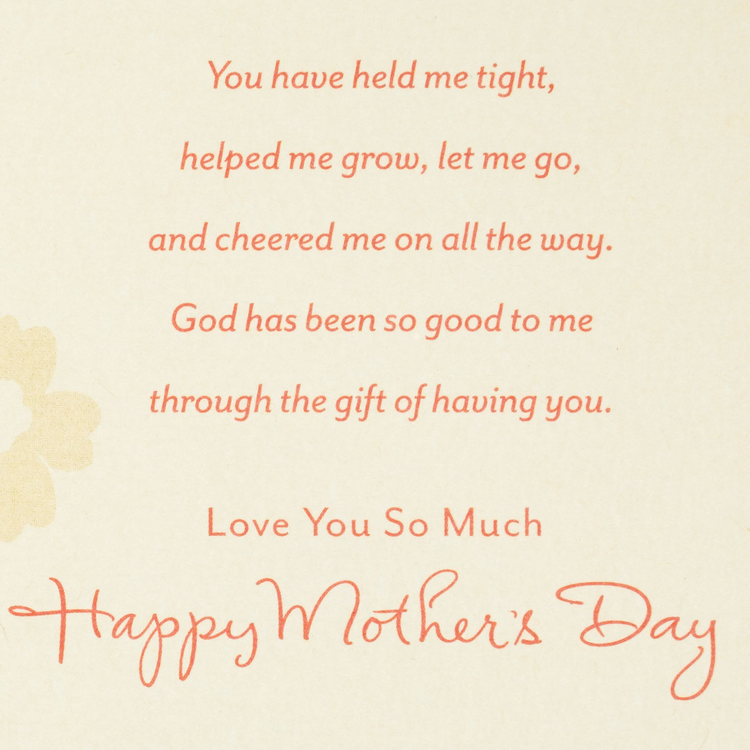 God Gave Me You Religious Mother's Day Card for Mom - Greeting Cards ...