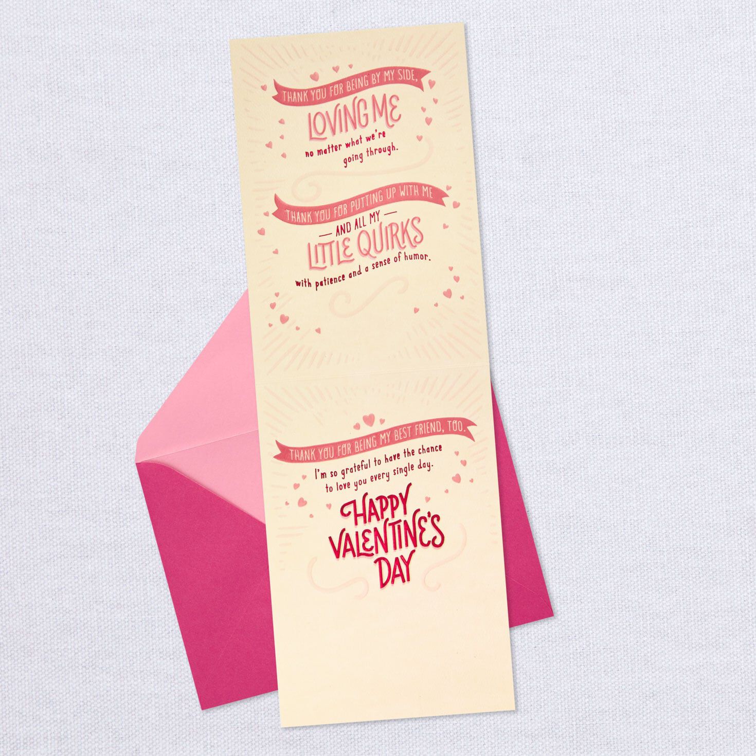 Thank You for Loving Me Romantic Valentine's Day Card - Greeting Cards ...