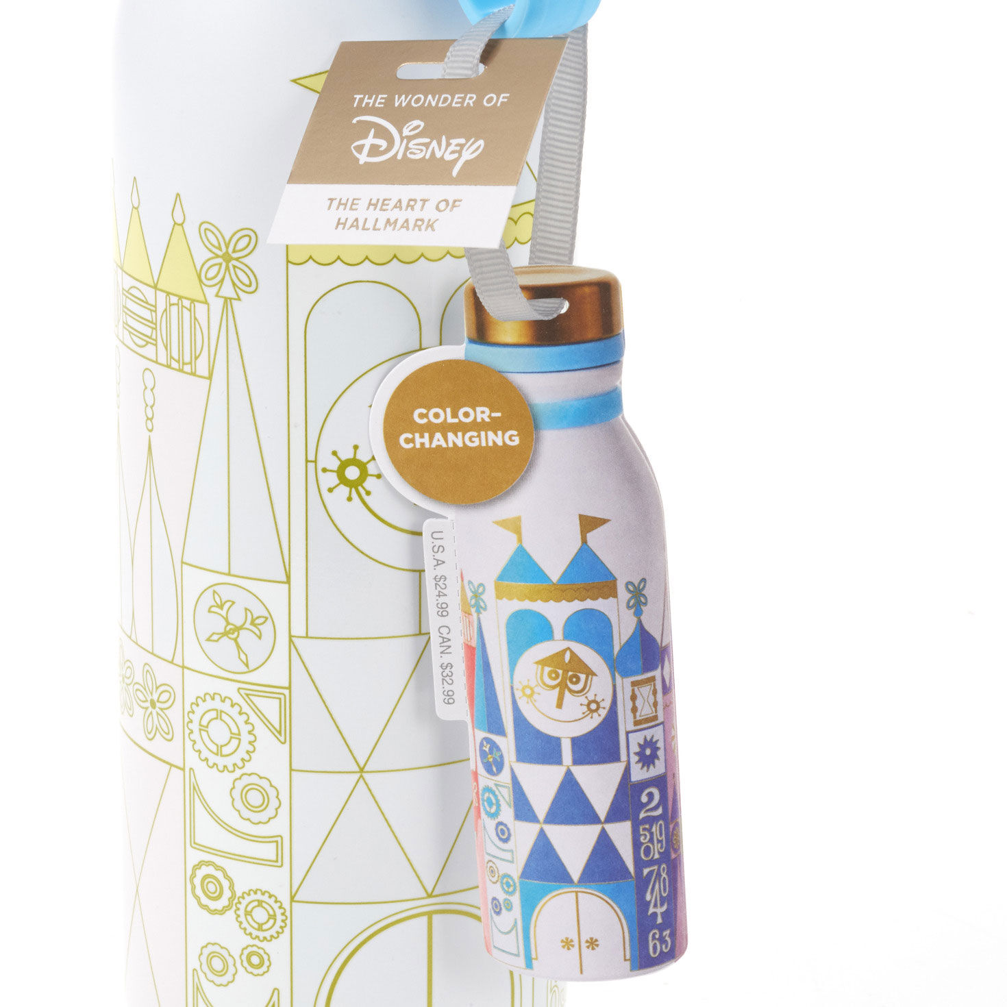 Disney It's a Small World Color-Changing Water Bottle, 30 oz. - Water ...