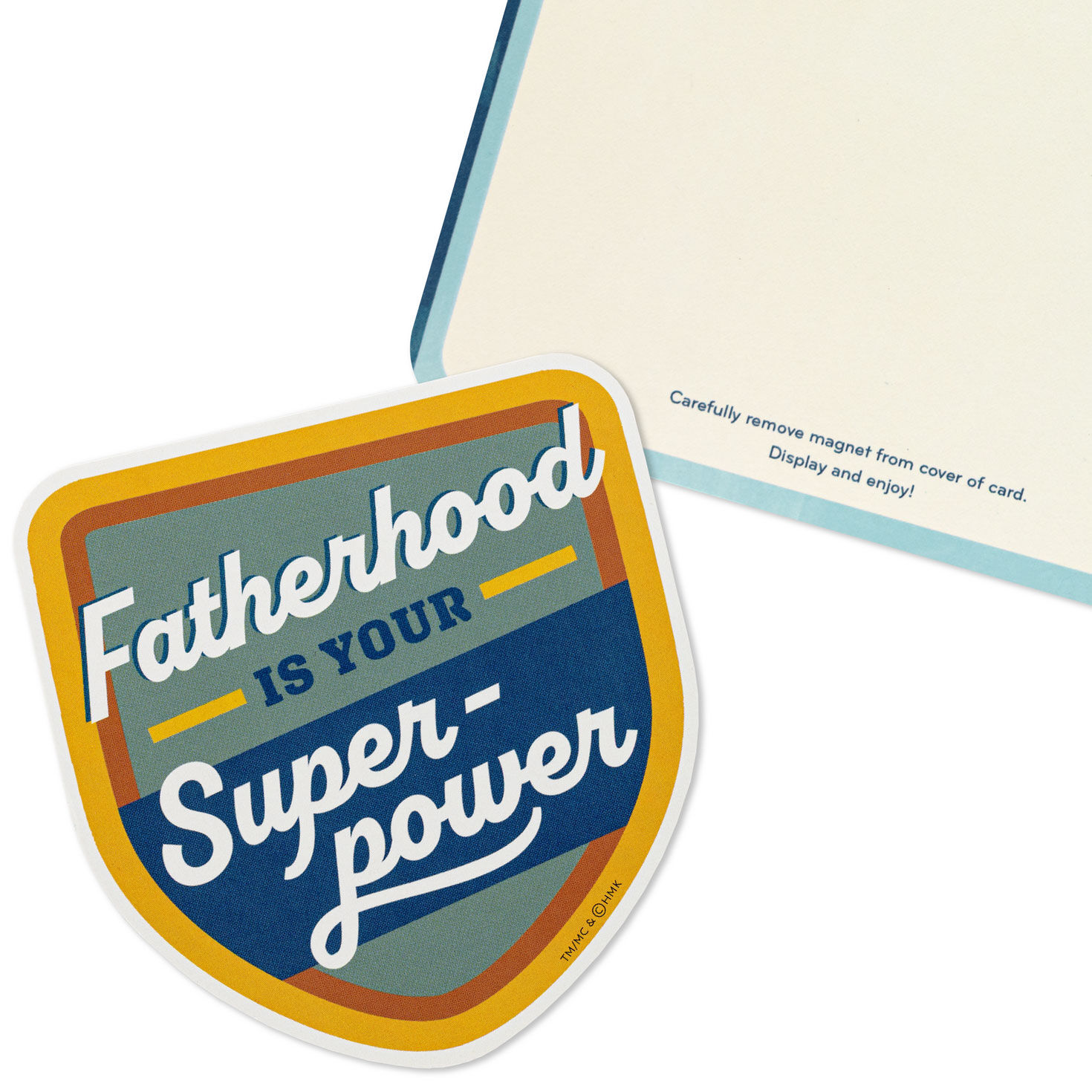 Fatherhood Is Your Superpower Father's Day Card With Magnet - Greeting ...