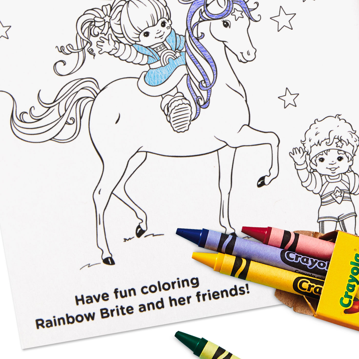 rainbow brite free coloring pages