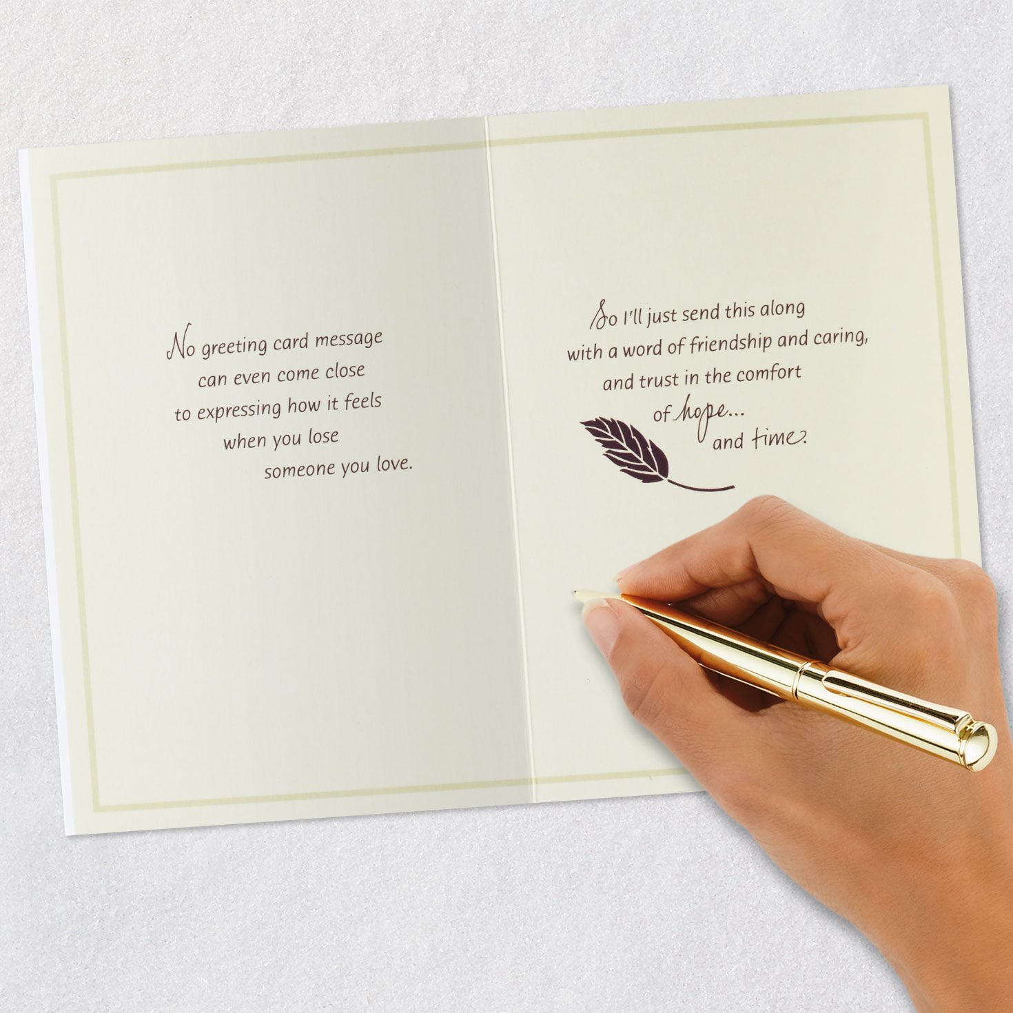 I'm So Sorry for Your Loss Sympathy Card - Greeting Cards | Hallmark