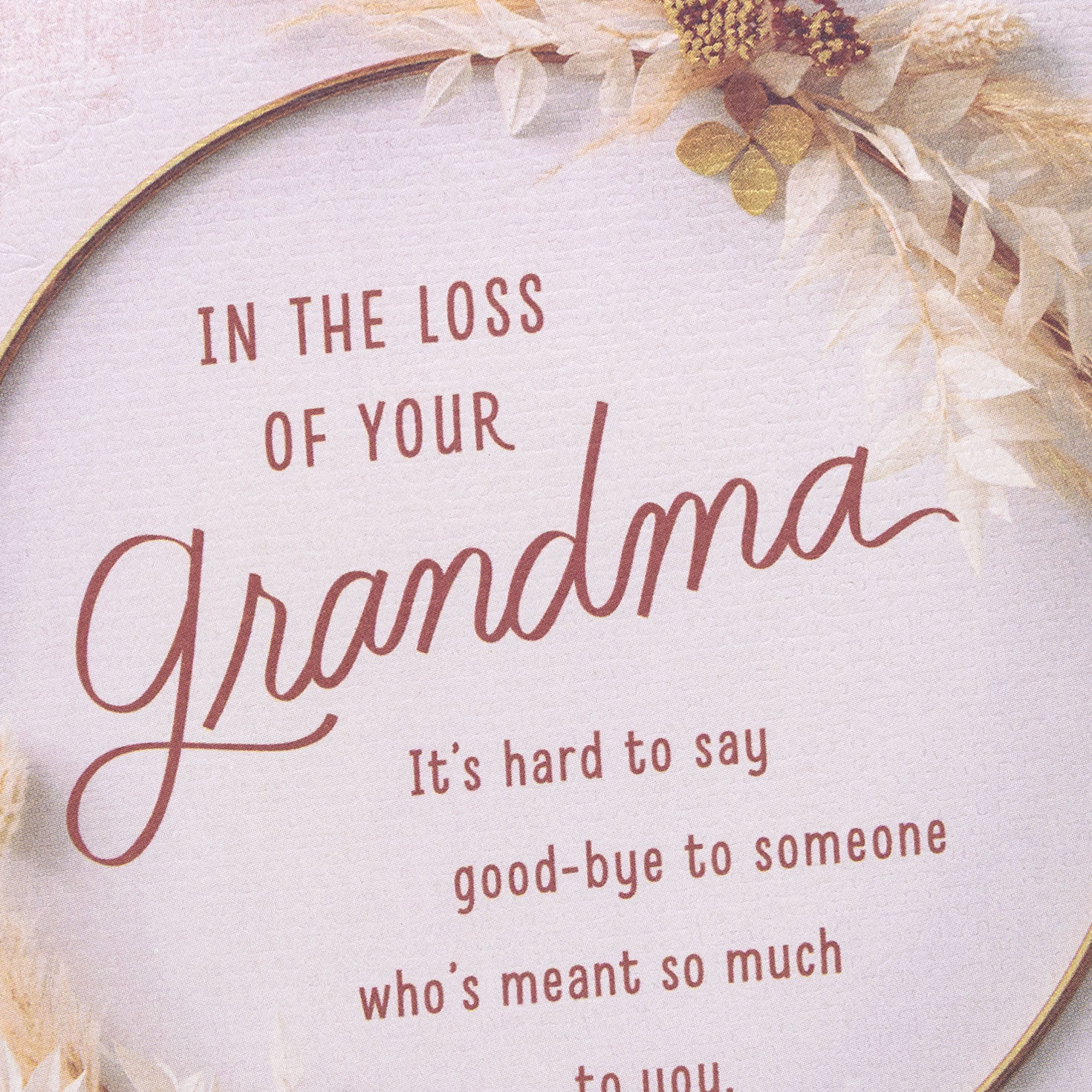 Her Love Will Stay With You Sympathy Card for Loss of Grandma ...