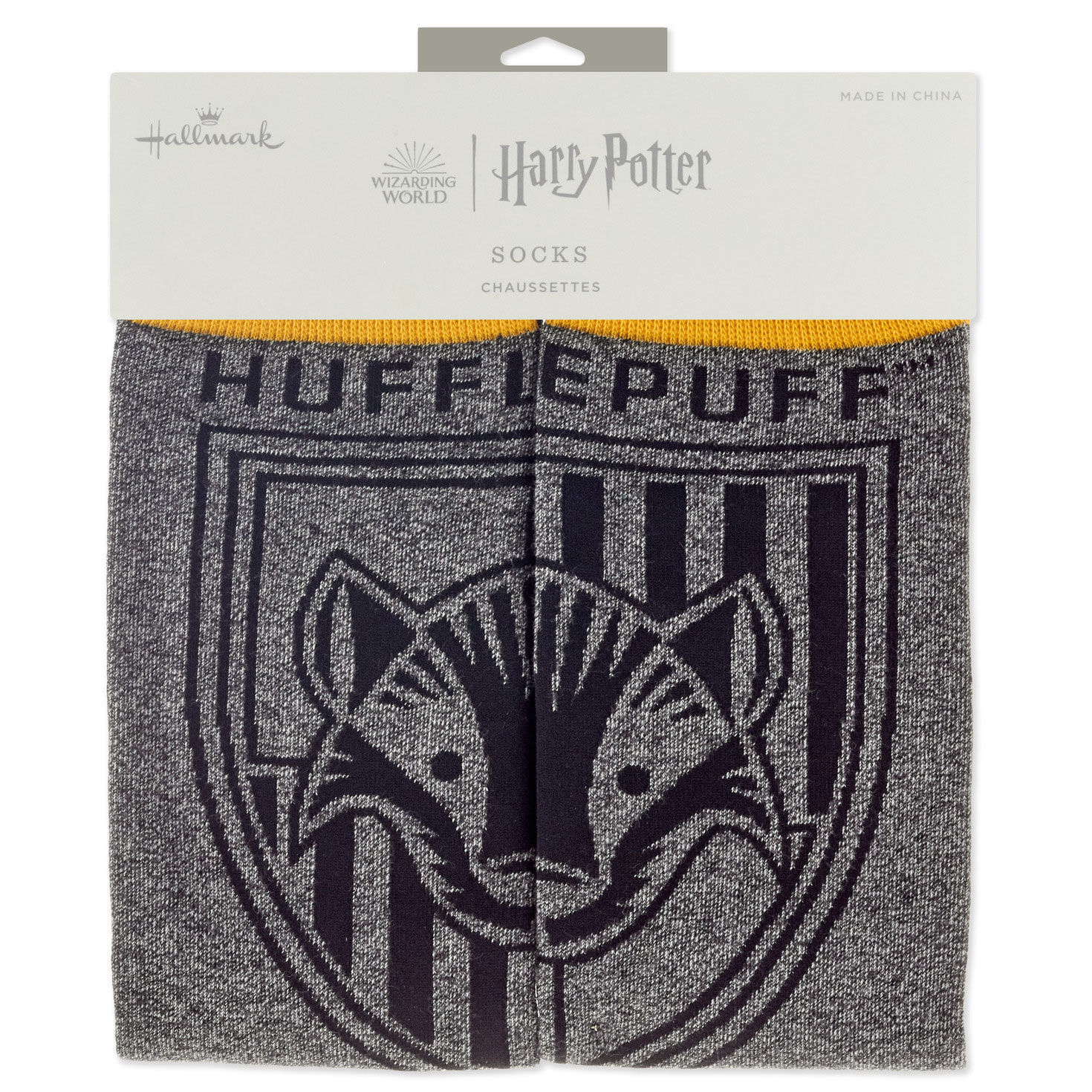 Harry Potter™ Hufflepuff™ House Crest Crew Socks - Socks & Slippers ...