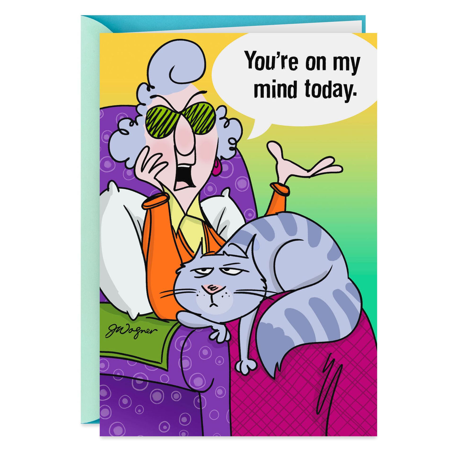 Maxine™ Everyone Is on My Nerves Funny Thinking of You Card - Greeting ...
