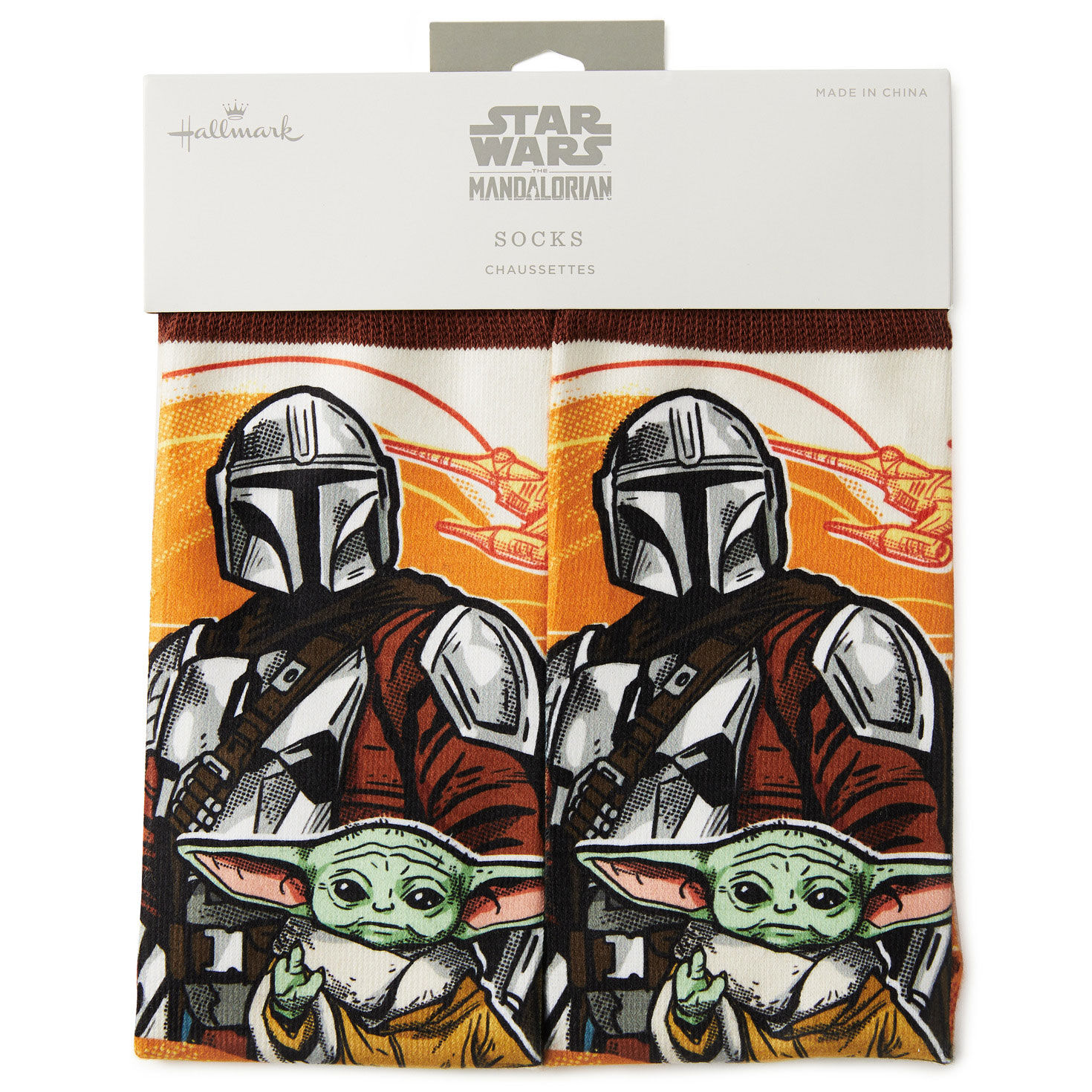 Star Wars: The Mandalorian™ and Grogu™ Novelty Crew Socks - Socks ...