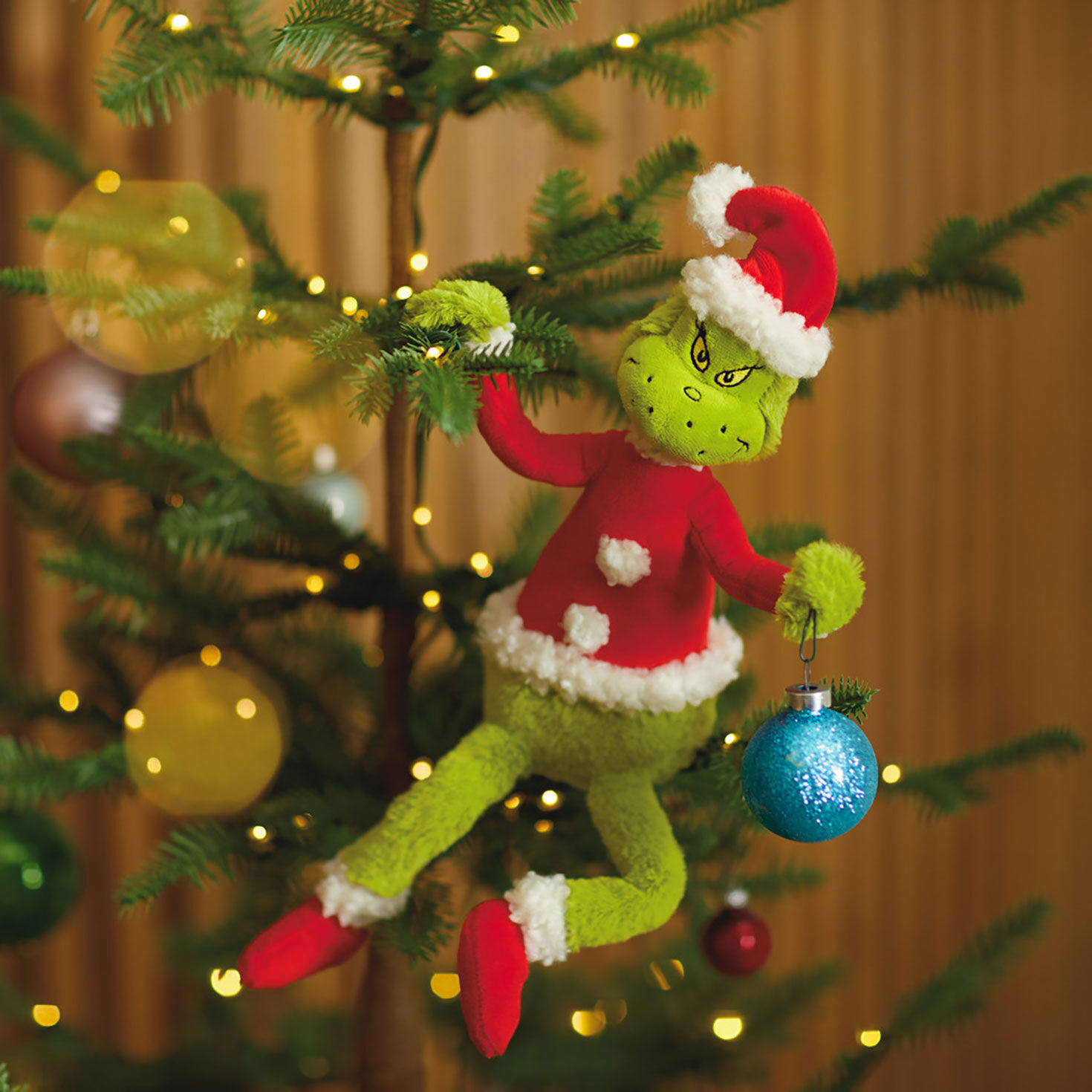 Dr. Seuss's How the Grinch Stole Christmas!™ Poseable Grinch Plush, 10 ...