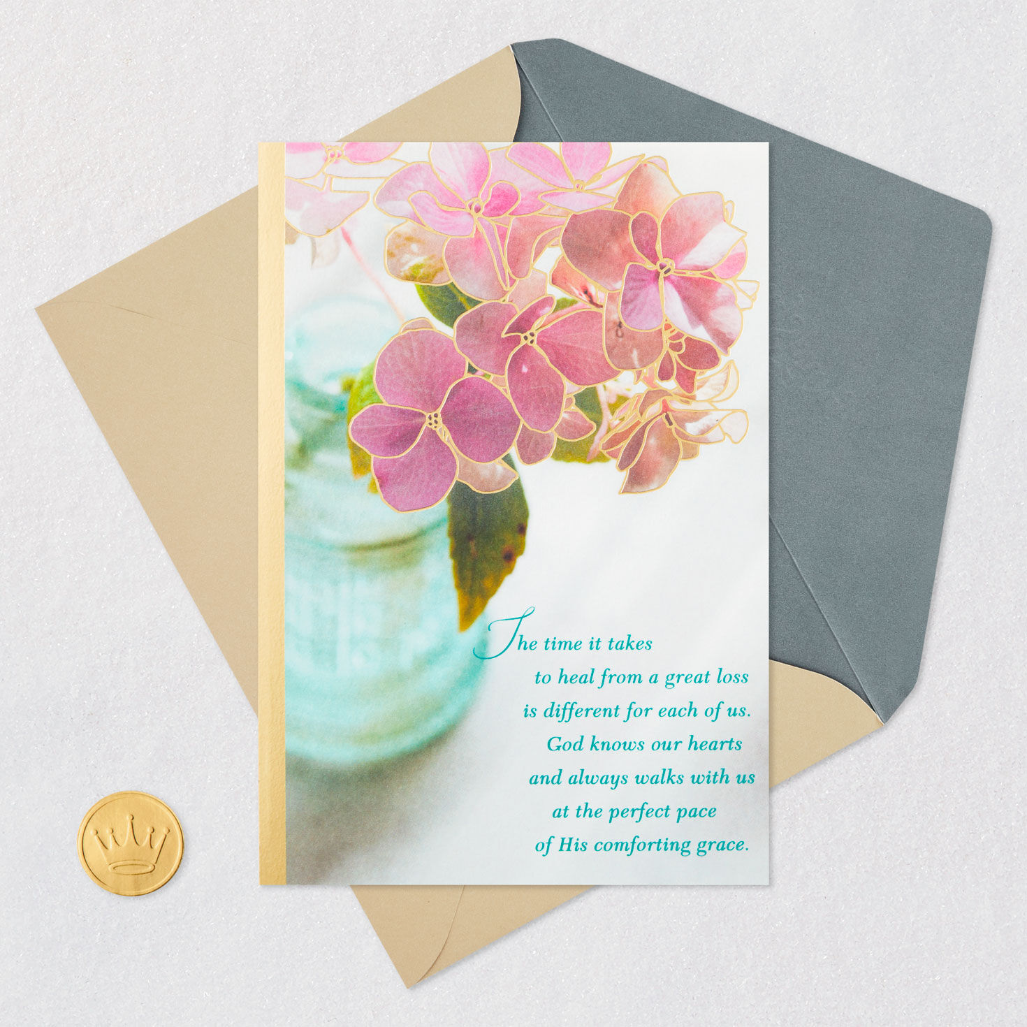 God Walks With Us Religious Sympathy Card - Greeting Cards | Hallmark