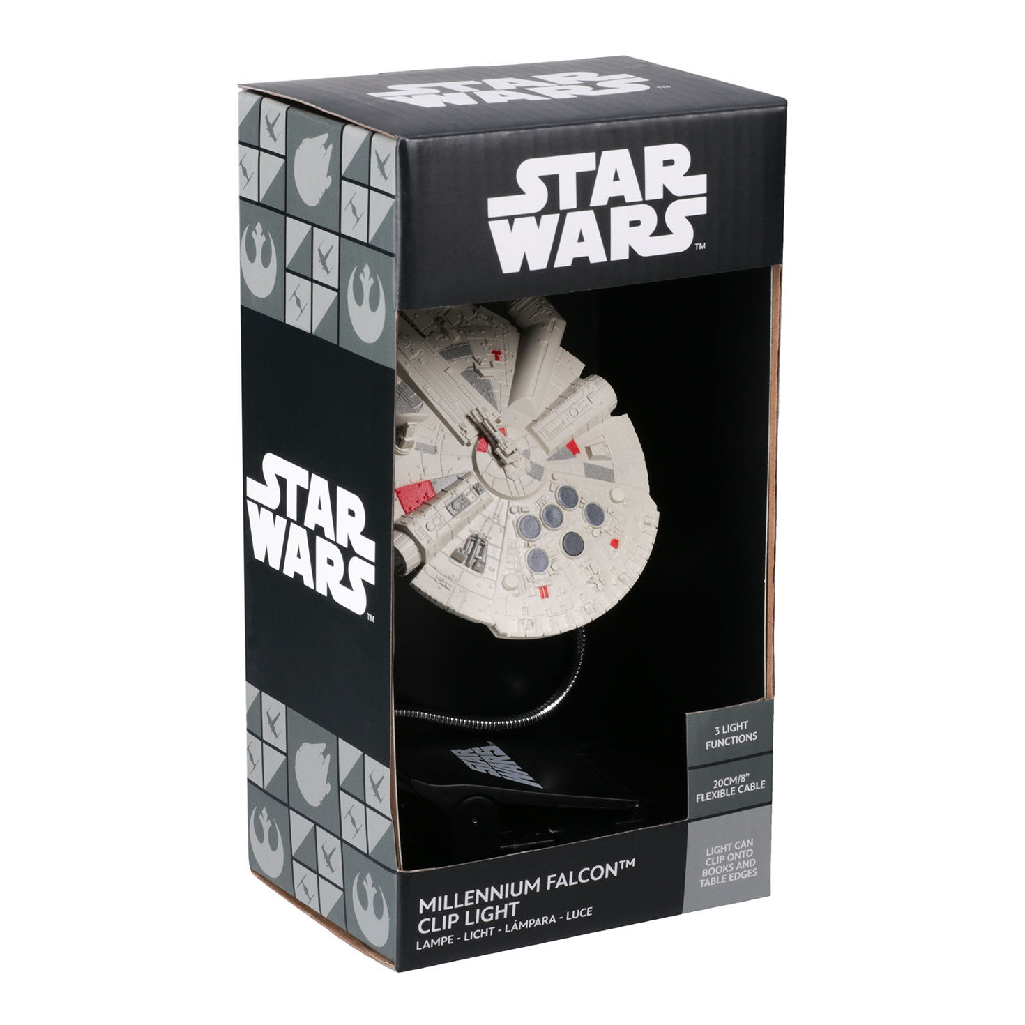 Paladone Star Wars Millennium Falcon Clip Light - Desk Accessories ...