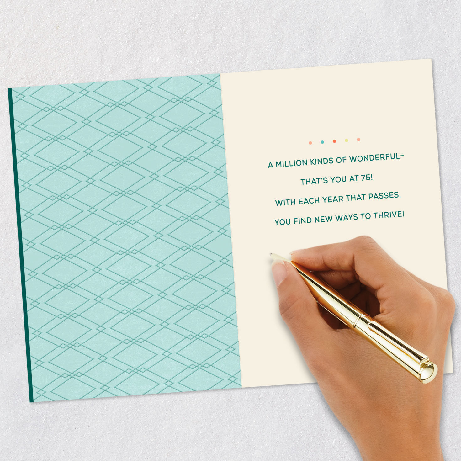 A Million Kinds of Wonderful 75th Birthday Card - Greeting Cards | Hallmark