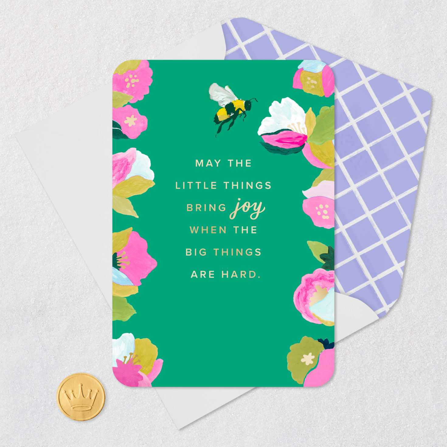 May the Little Things Bring Joy Encouragement Card - Greeting Cards ...