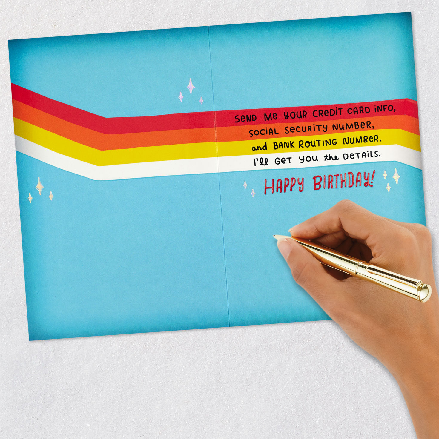 Beware of Internet Scams Funny 50th Birthday Card - Greeting Cards ...