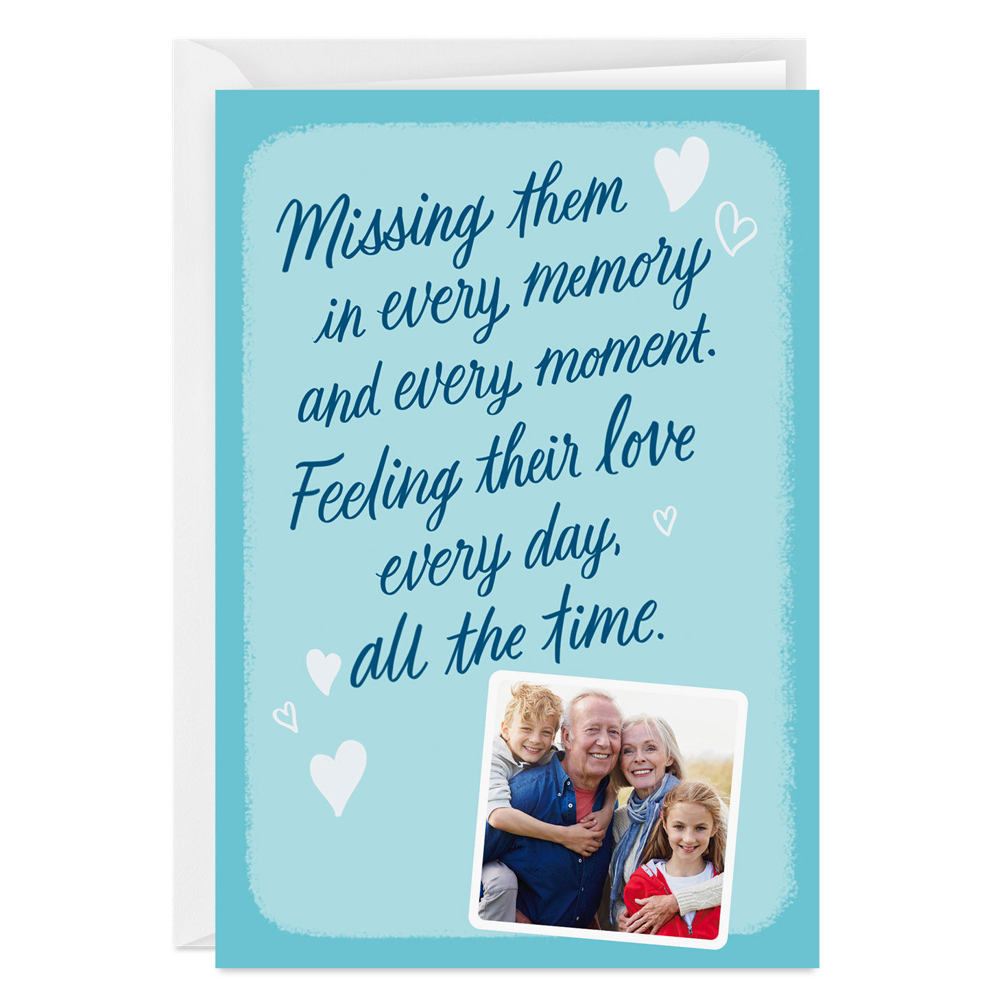 Personalized Remembering Their Love Tribute Photo Card - Greeting Cards ...